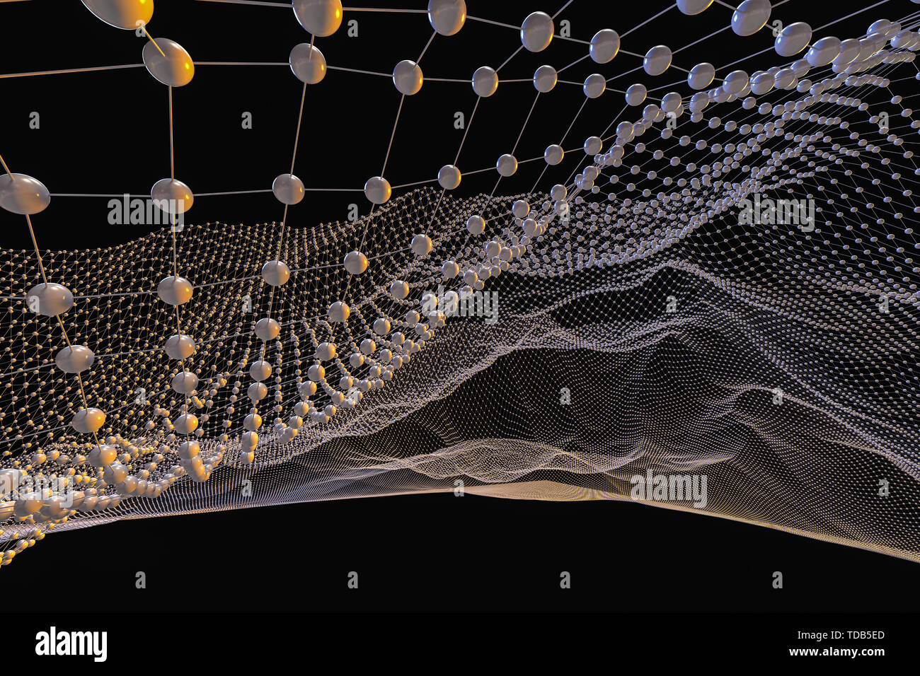 Three Dimensional Rendering Abstract Dots Variable Gradient Background 4370