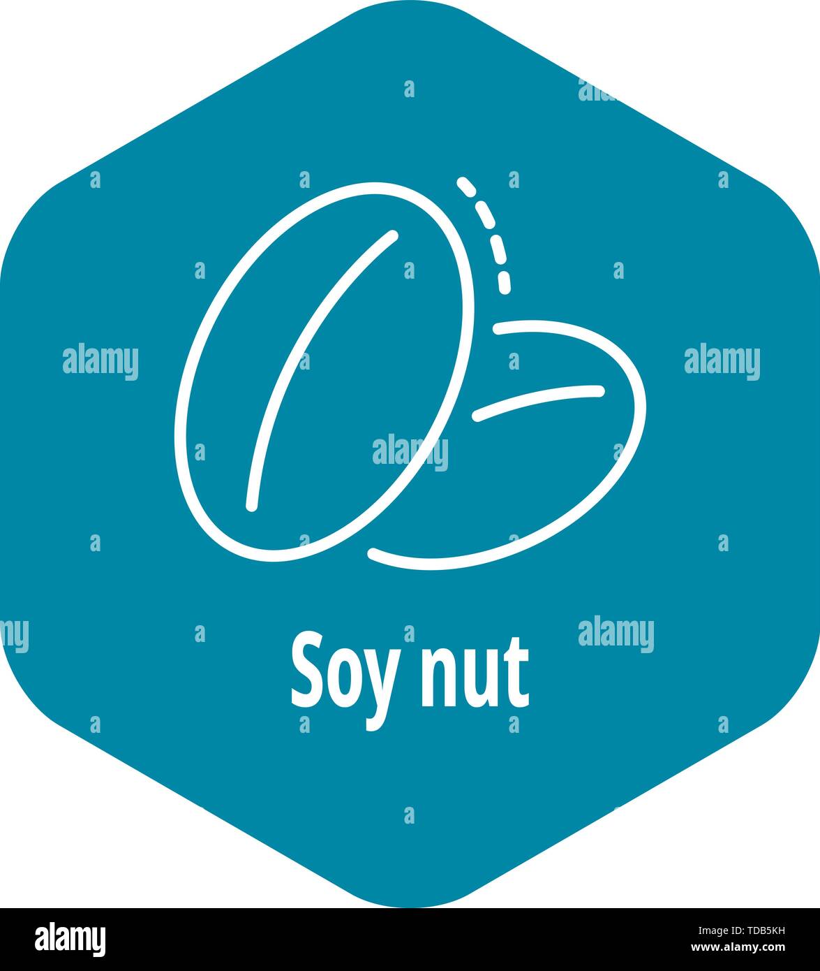Soy nut icon, outline style Stock Vector Image & Art - Alamy