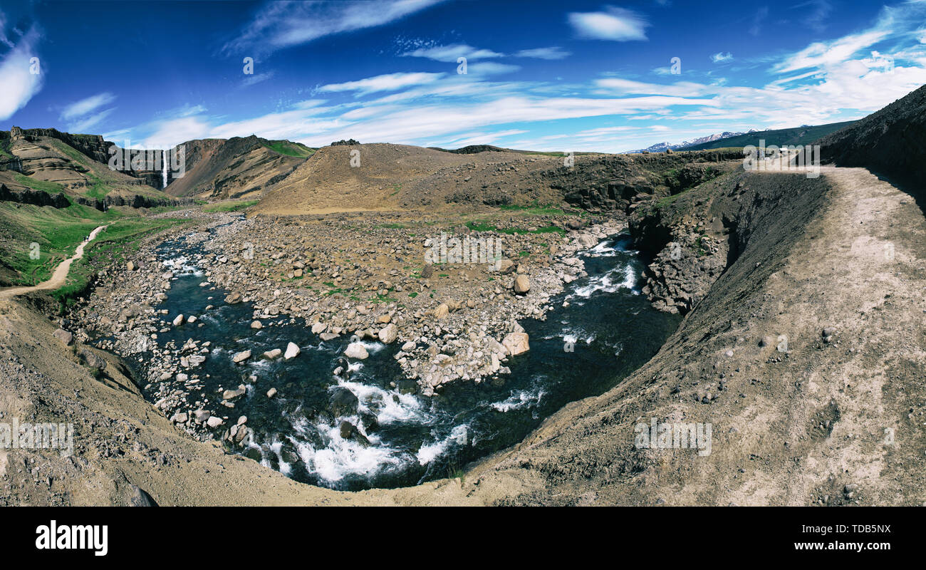 Hengifoss trail hi-res stock photography and images - Alamy