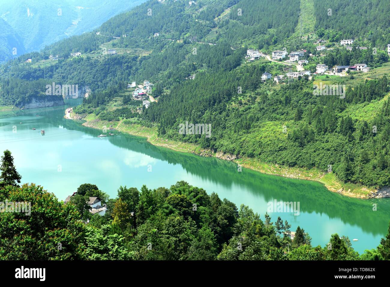 Scenic Scenic Area of Nan Lidu Scenic Area, Enshi, Hubei Stock Photo ...