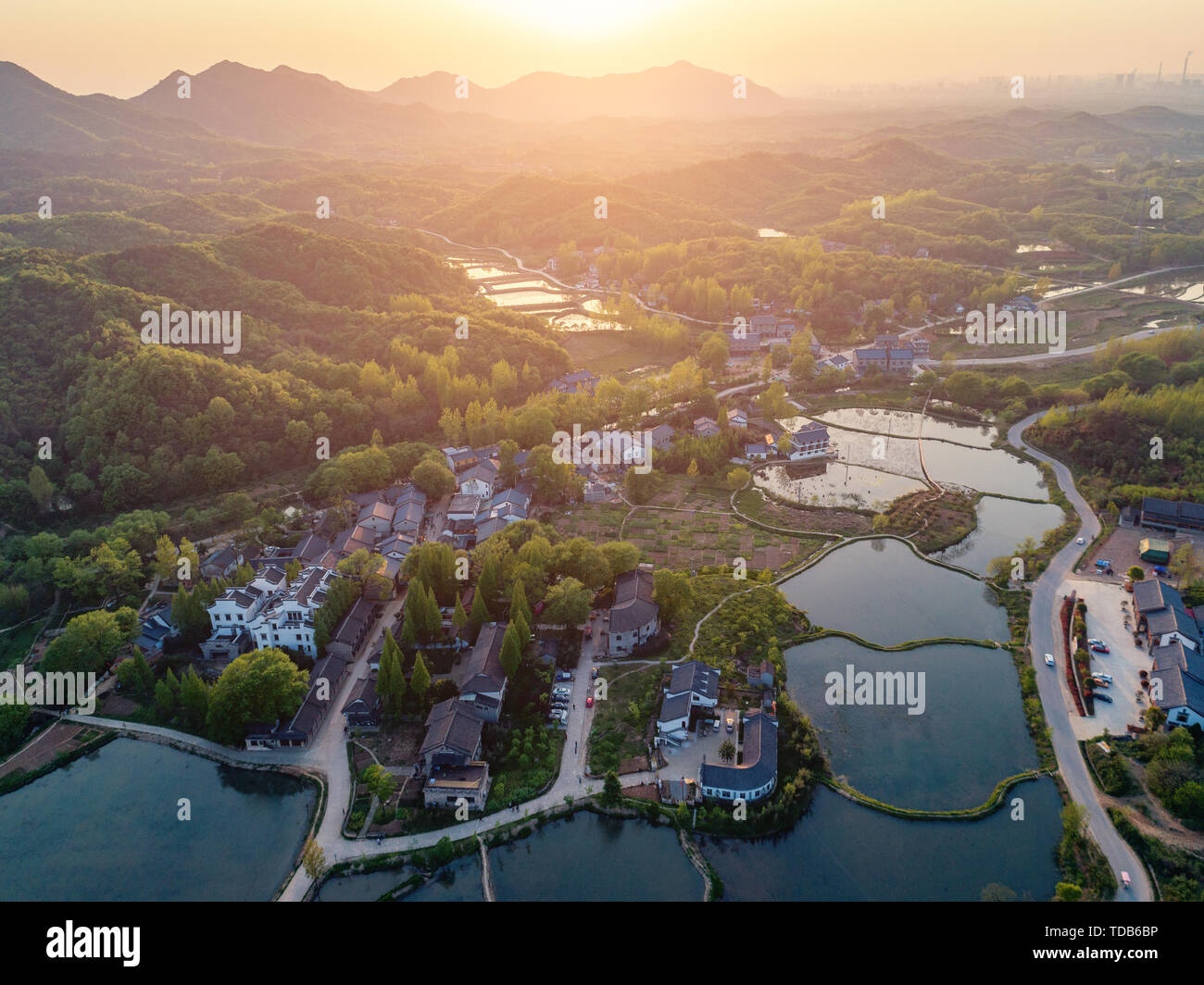 Scenery of Haotang Village, Xinyang Stock Photo - Alamy