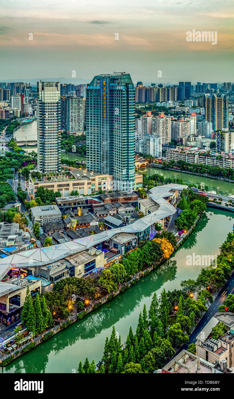 The air jinjiang and the funan river hi-res stock photography and ...