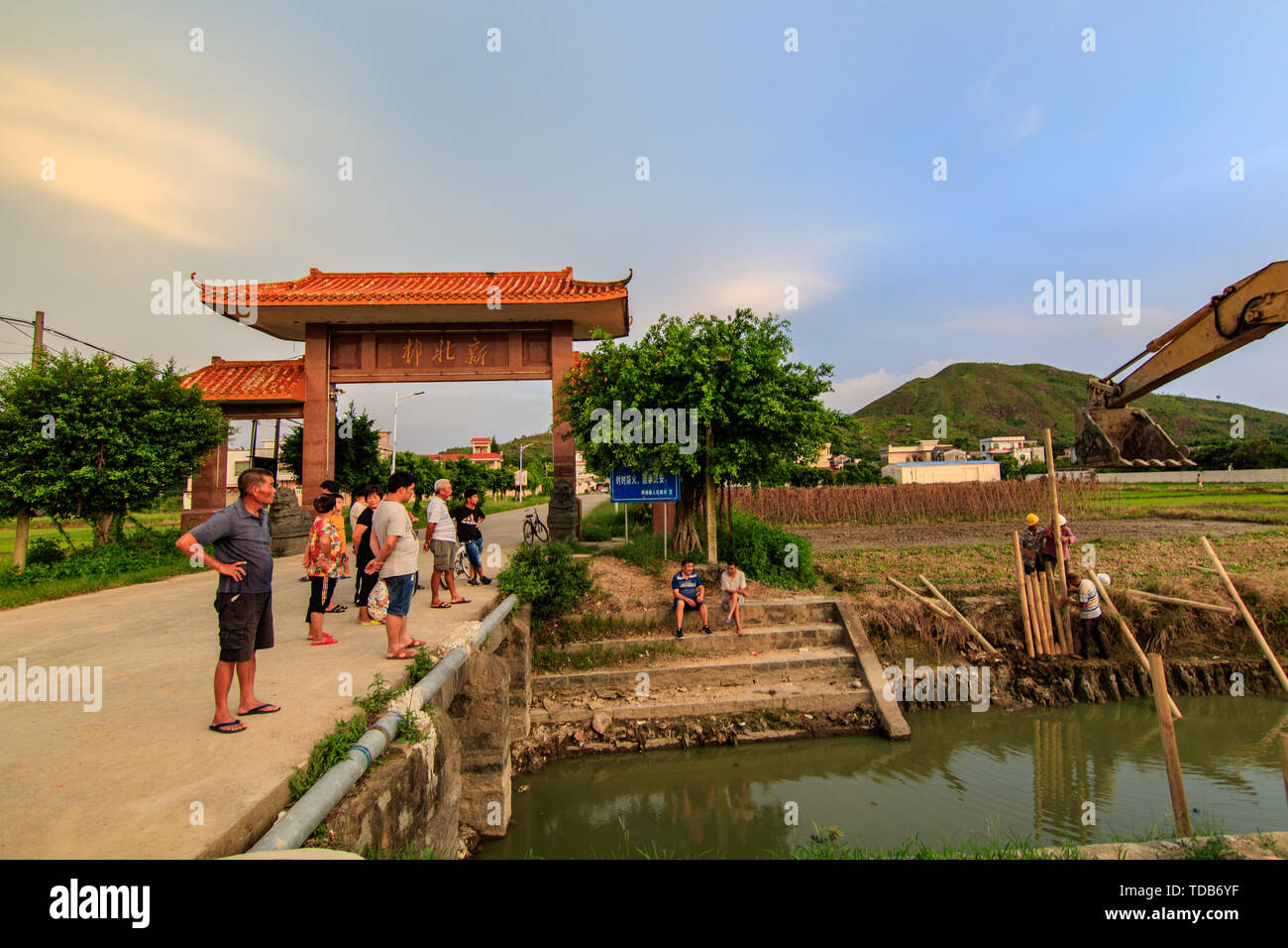 Construction of new rural areas Stock Photo - Alamy