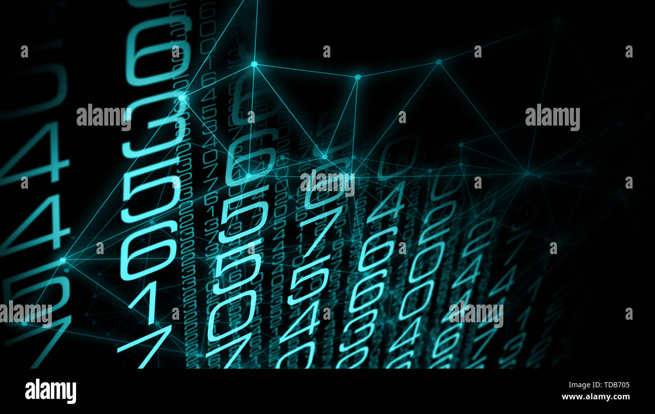 Cyber security computers, digital chaos Stock Photo - Alamy