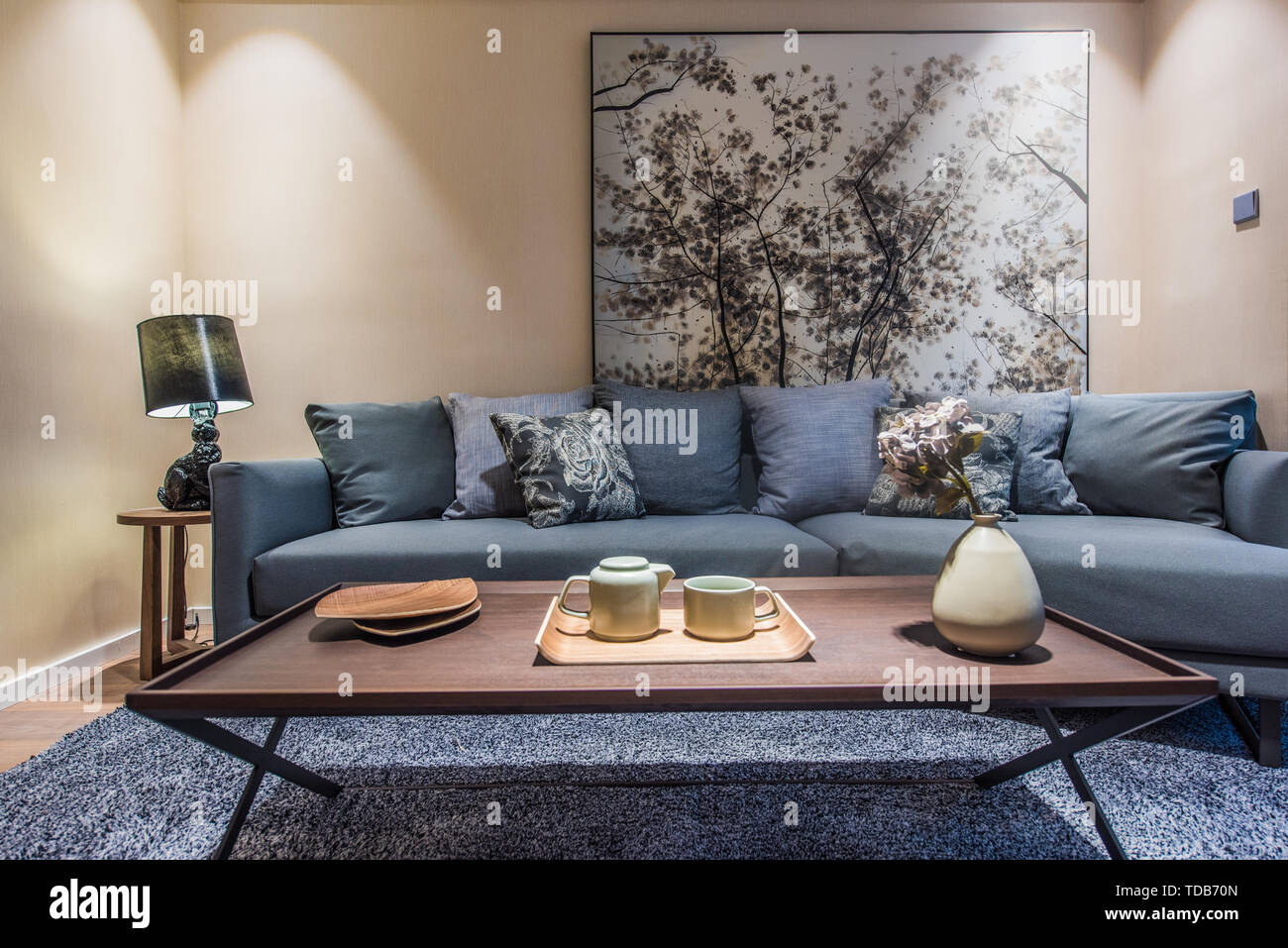 Installation of soft design Stock Photo - Alamy