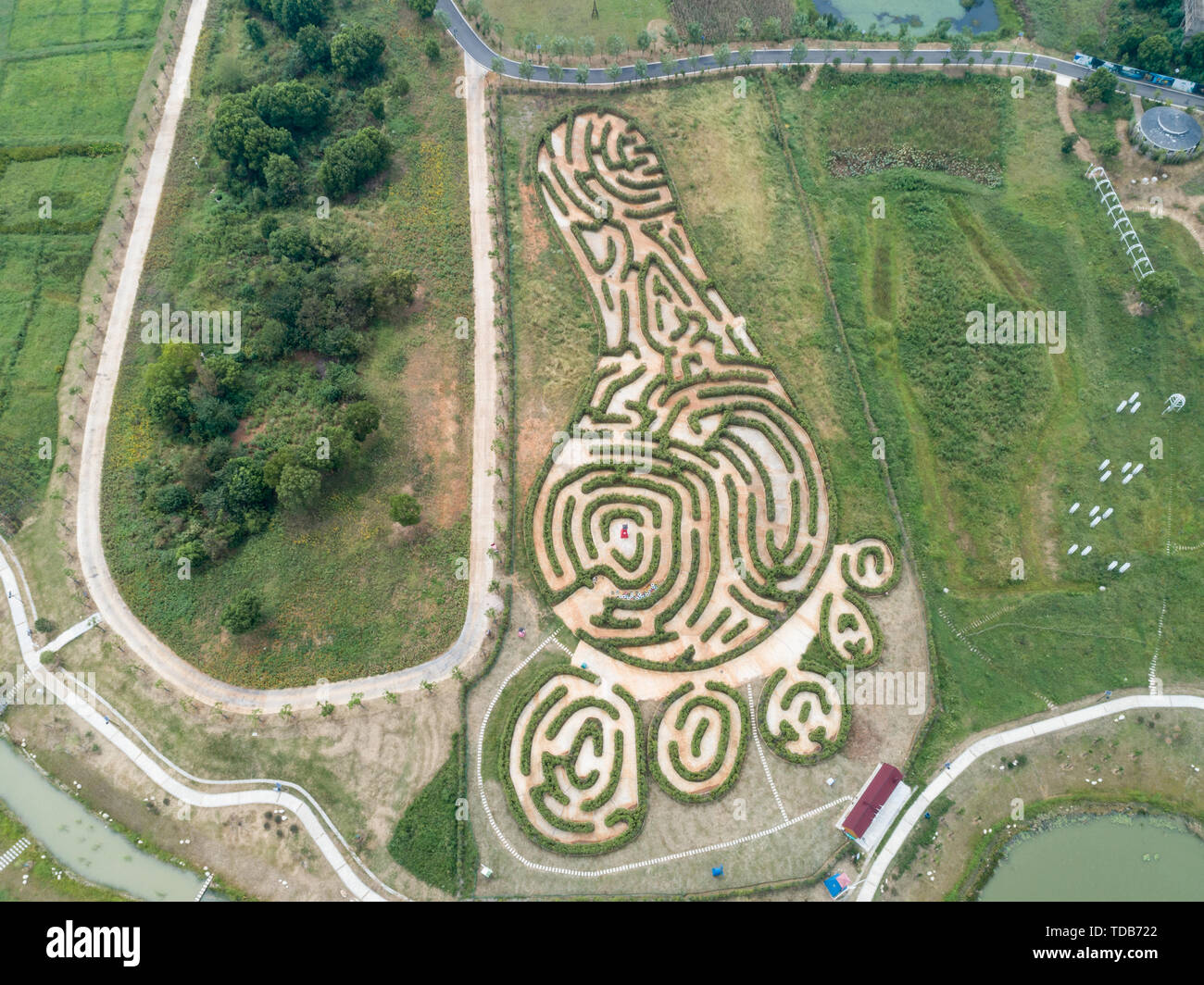 The scenery of Hua Bo Hui in Wuhan Stock Photo - Alamy