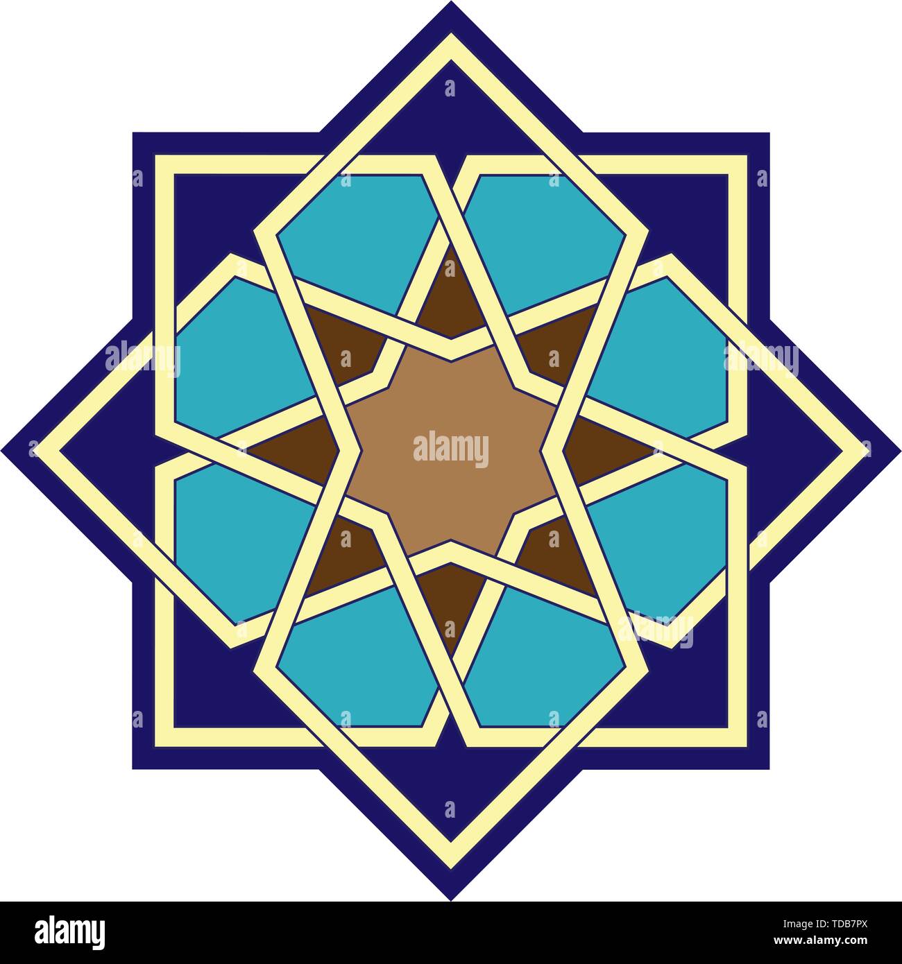 Islamic Ornament Geometric Art Stock Vector Image & Art - Alamy