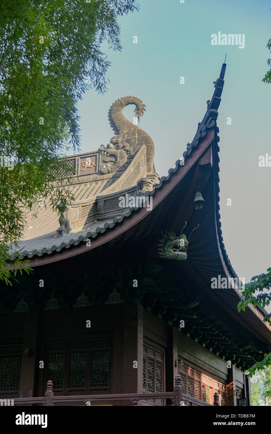 Lingyin Temple, Buddhism, architecture Stock Photo - Alamy