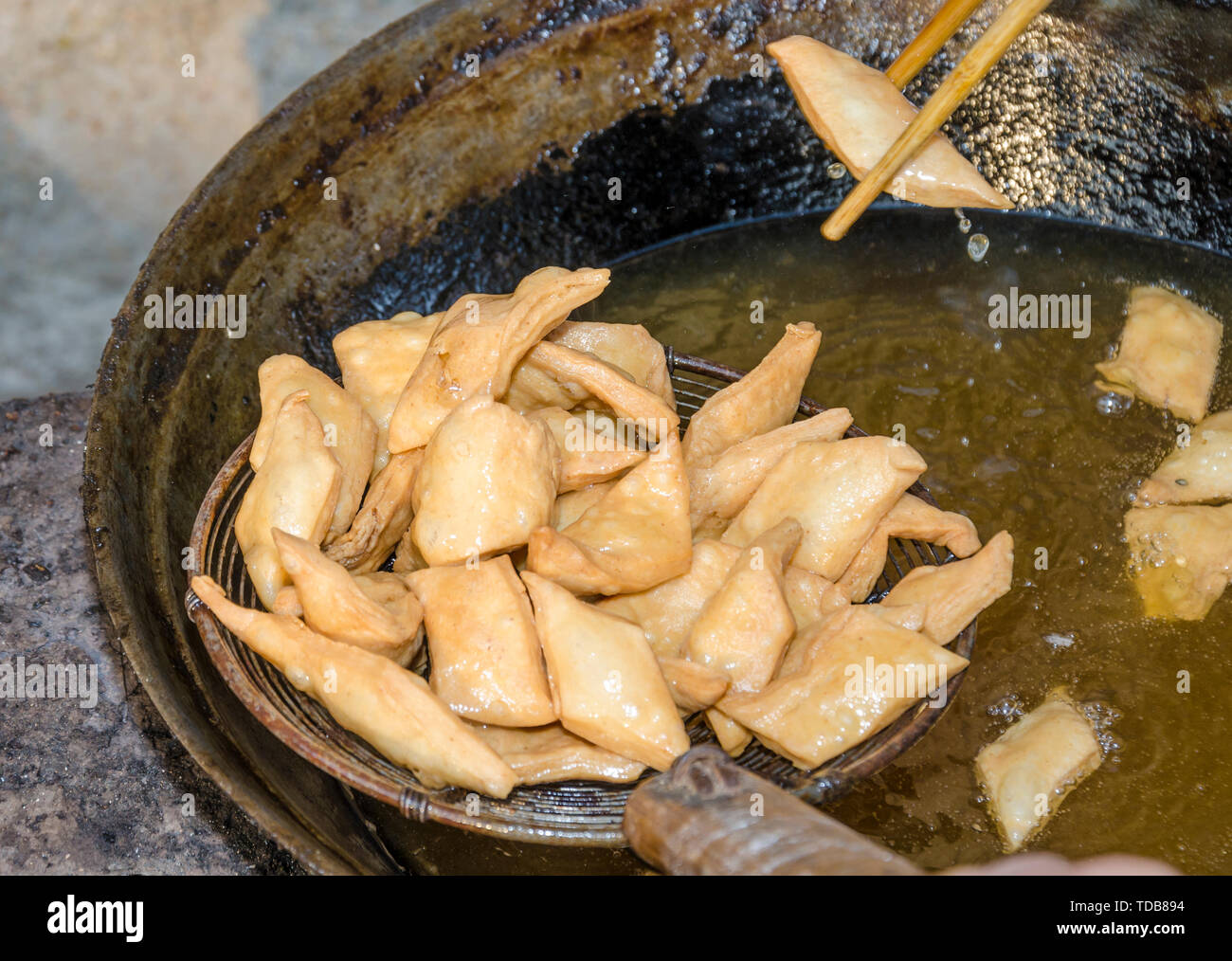 Traditional fried food Stock Photo - Alamy