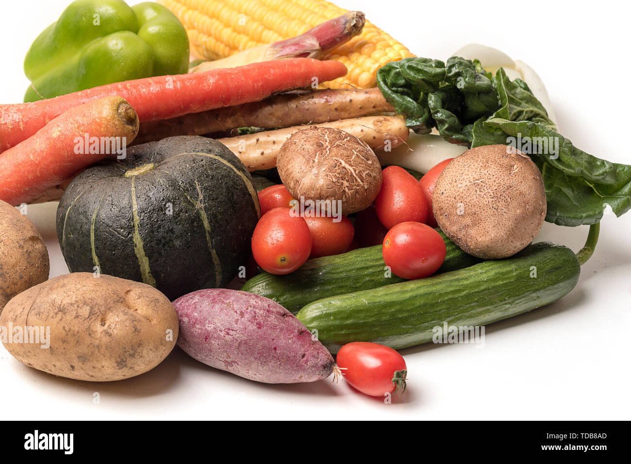Mushroom vegetable combo hi-res stock photography and images - Alamy