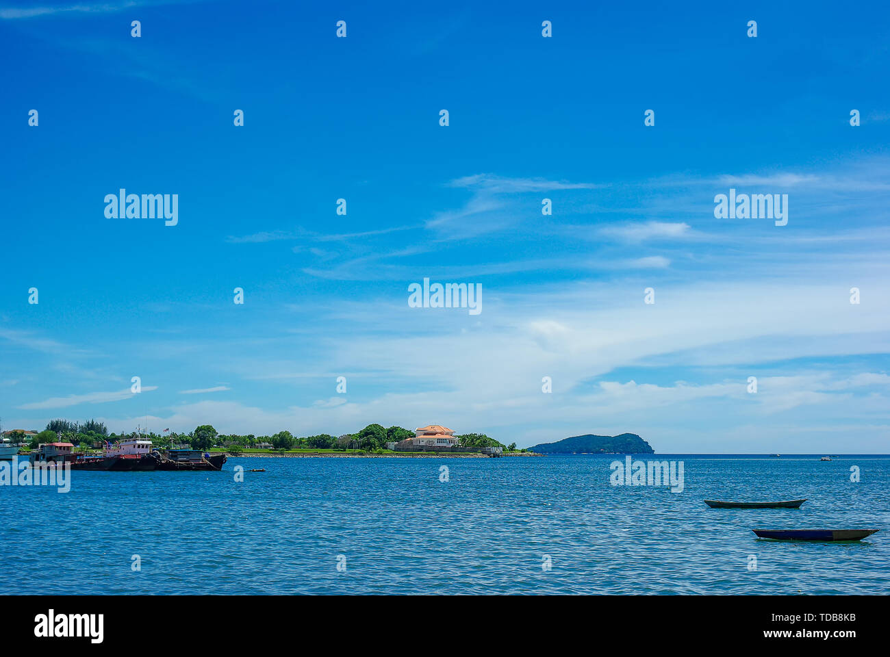 Seaside scenery of Sabah, Malaysia Stock Photo - Alamy