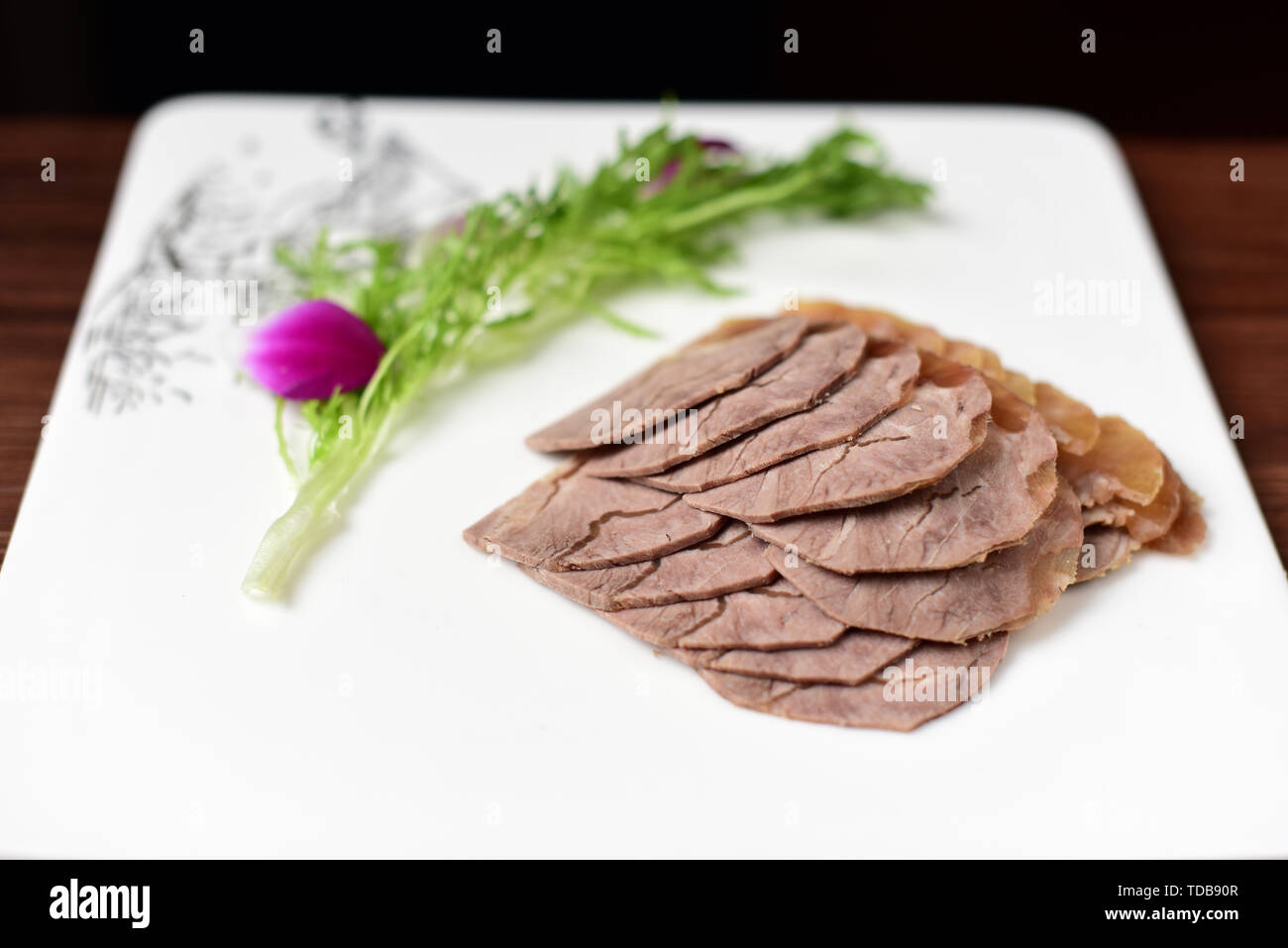 Spiced beef slices hi-res stock photography and images - Alamy