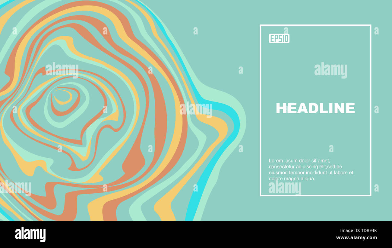 Flat style, abstract geometric graphic poster design template Stock ...