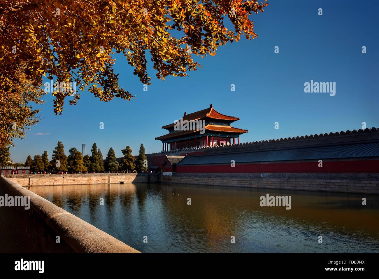Autumn at the Imperial Palace in Beijing Stock Photo - Alamy