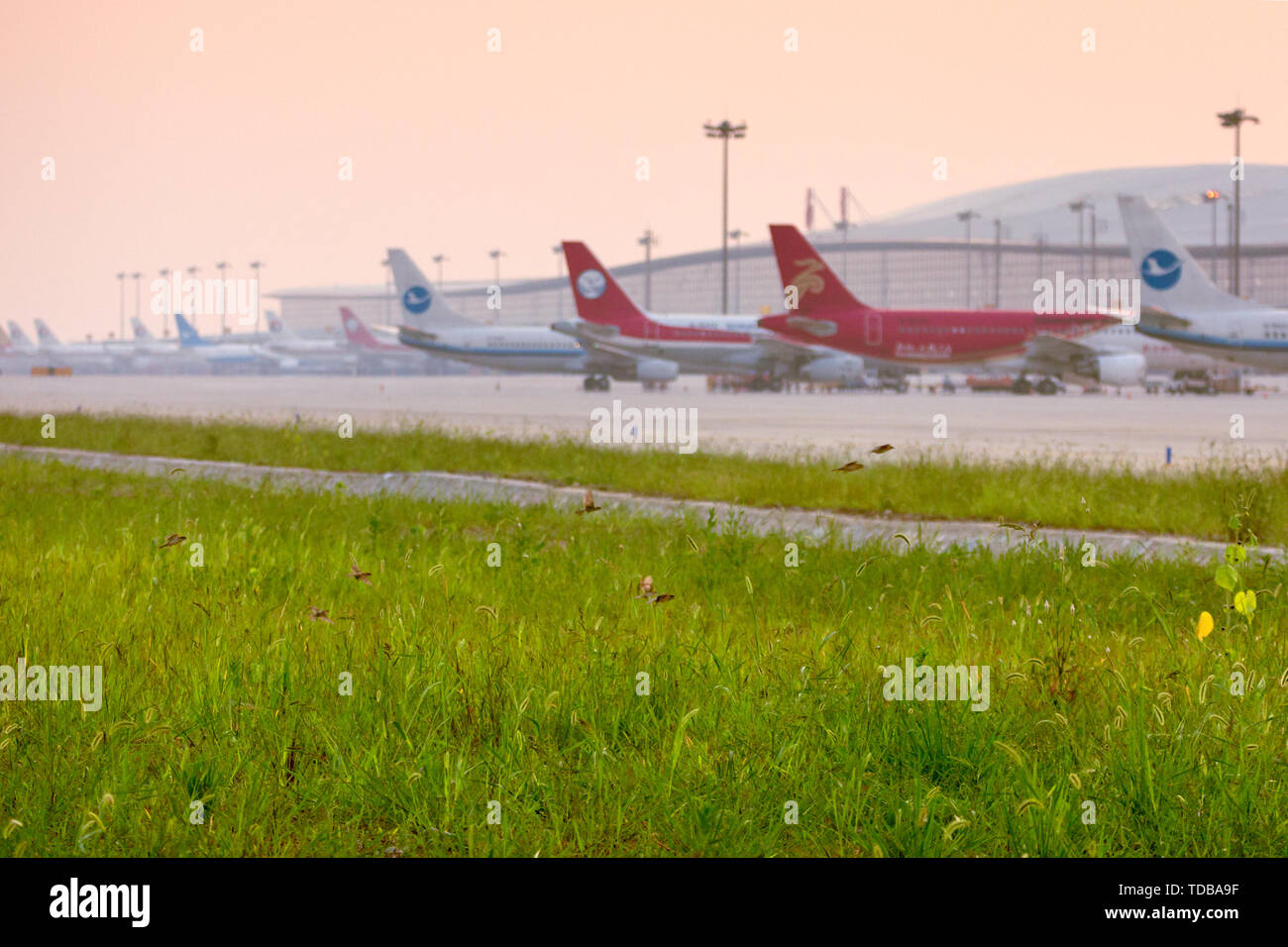 nanjing lukou international airport Stock Photo - Alamy