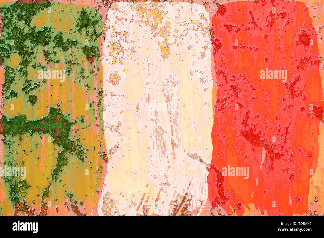 background of the old italian flag in grunge style Stock Photo - Alamy