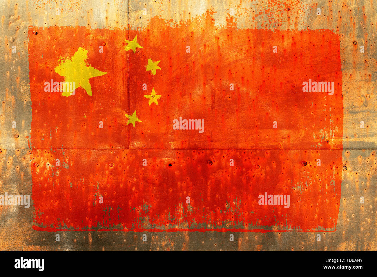 Old Chinese Flag