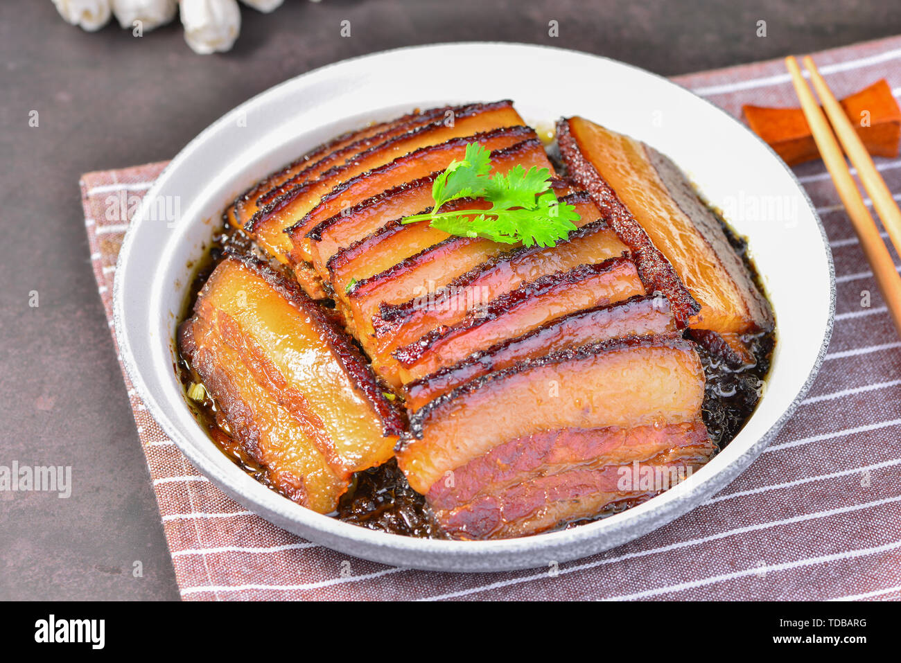 Sichuan cuisine buttoned meat HD picture Stock Photo - Alamy