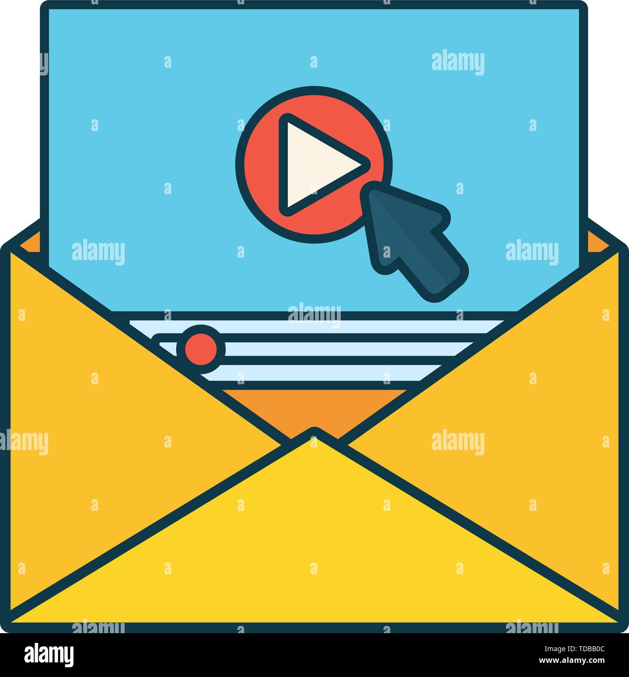 Email envelope cursor Stock Vector Images - Alamy