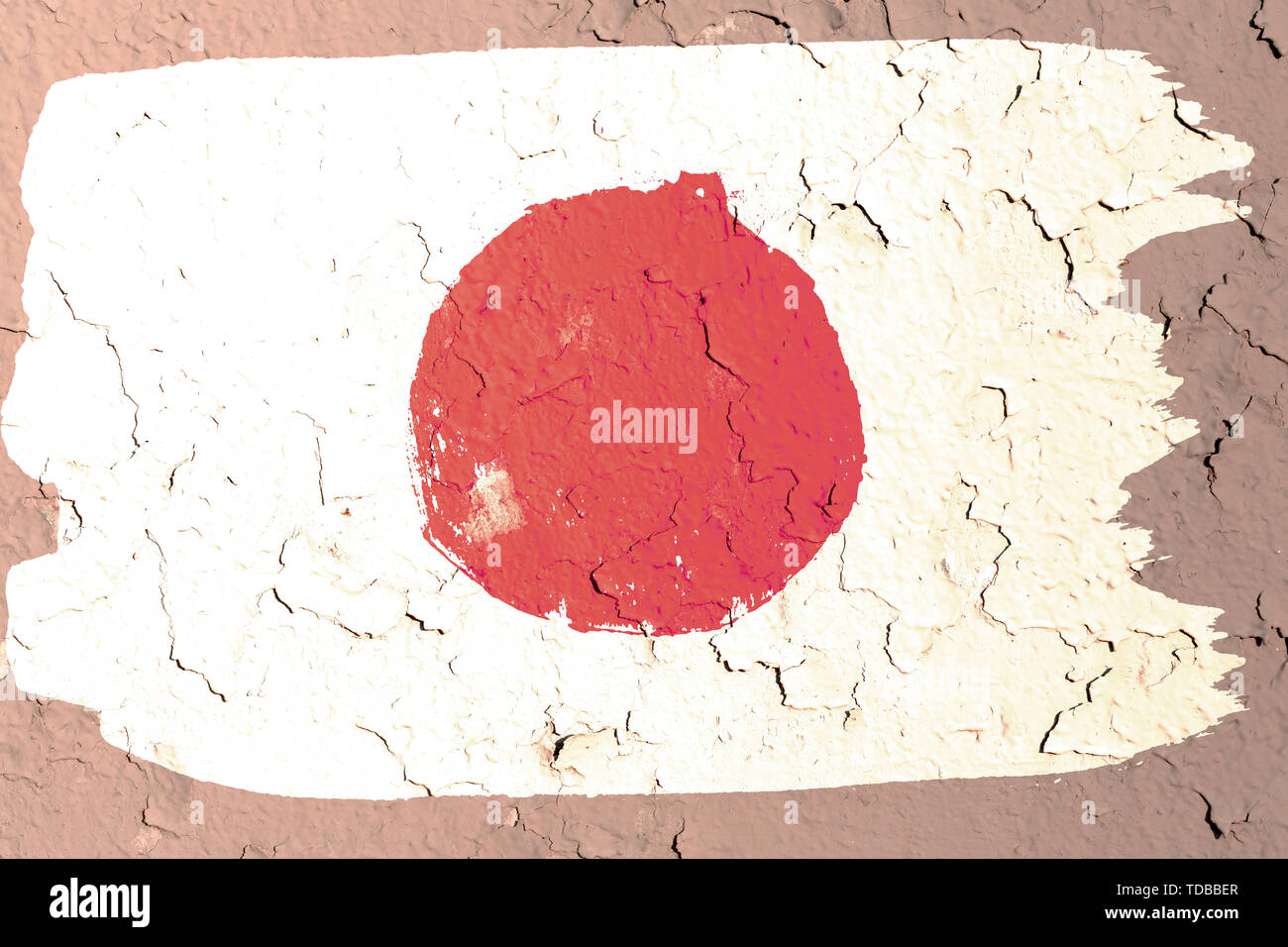background from old Japanese flag in grunge style Stock Photo - Alamy