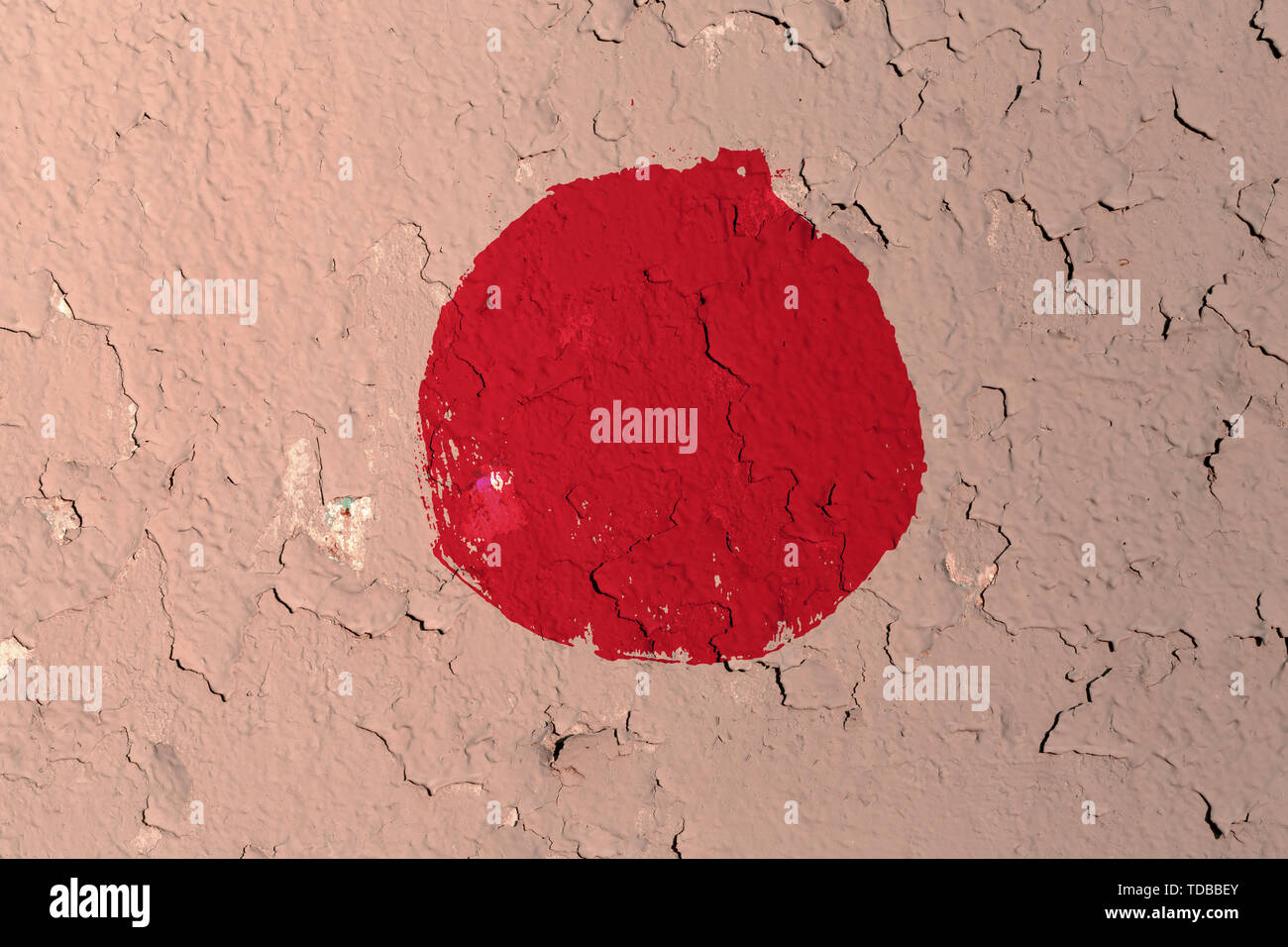 background from old Japanese flag in grunge style Stock Photo - Alamy