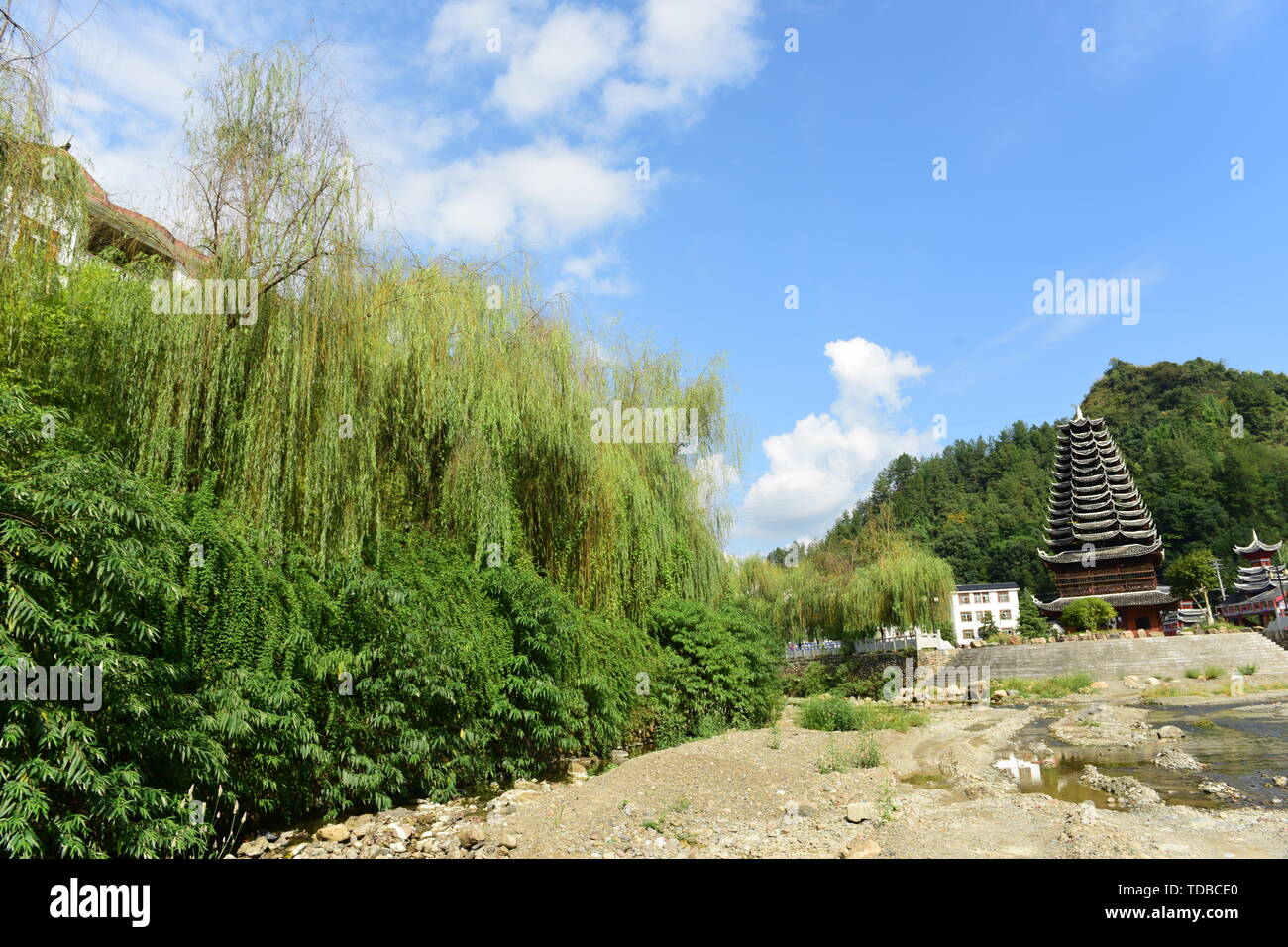 pagodas of the Dong people Stock Photo - Alamy