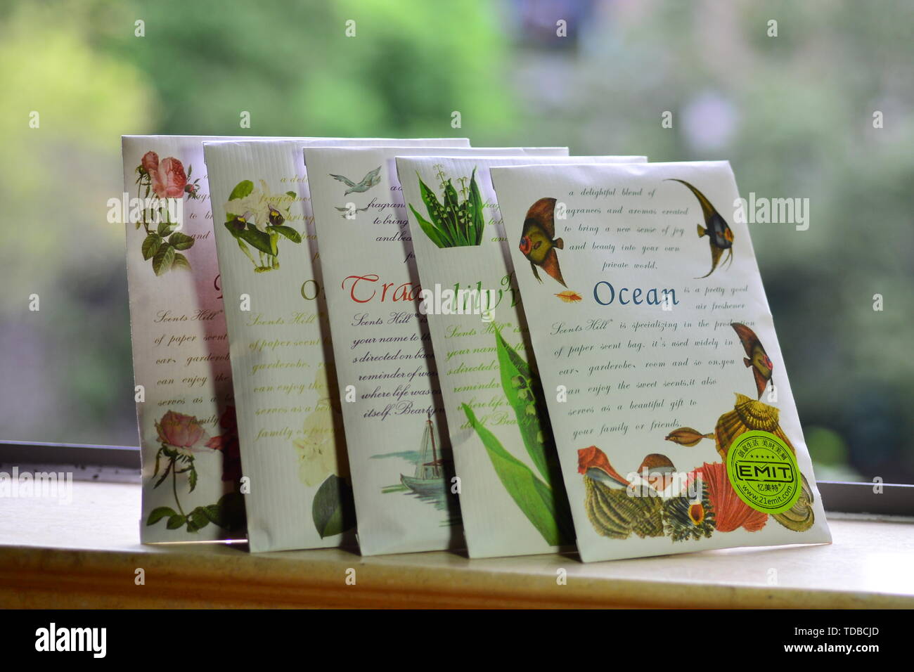 Packaging of aromatherapy products Stock Photo - Alamy