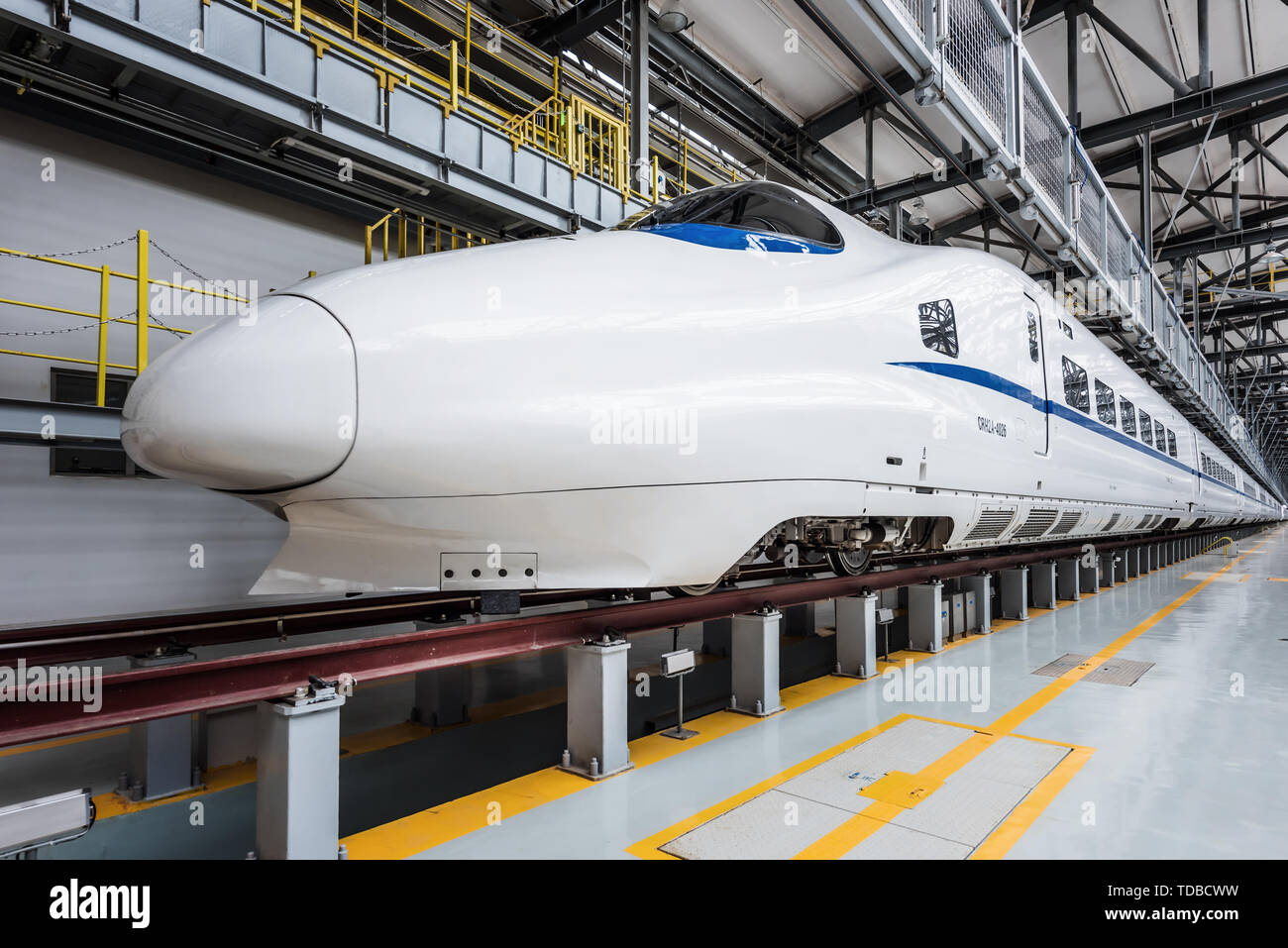 High-speed rail luxury train Stock Photo - Alamy