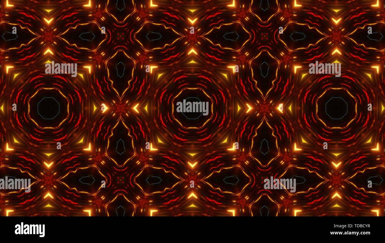 multi color kaleidoscope pattern with highly abstract shapes Stock ...