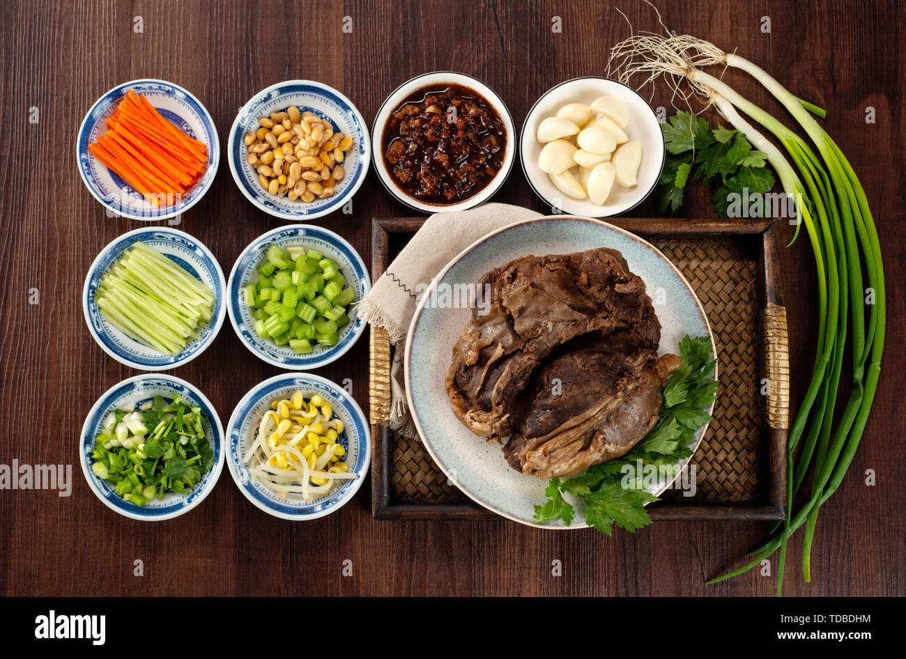 Beef brine, spiced beef Stock Photo - Alamy
