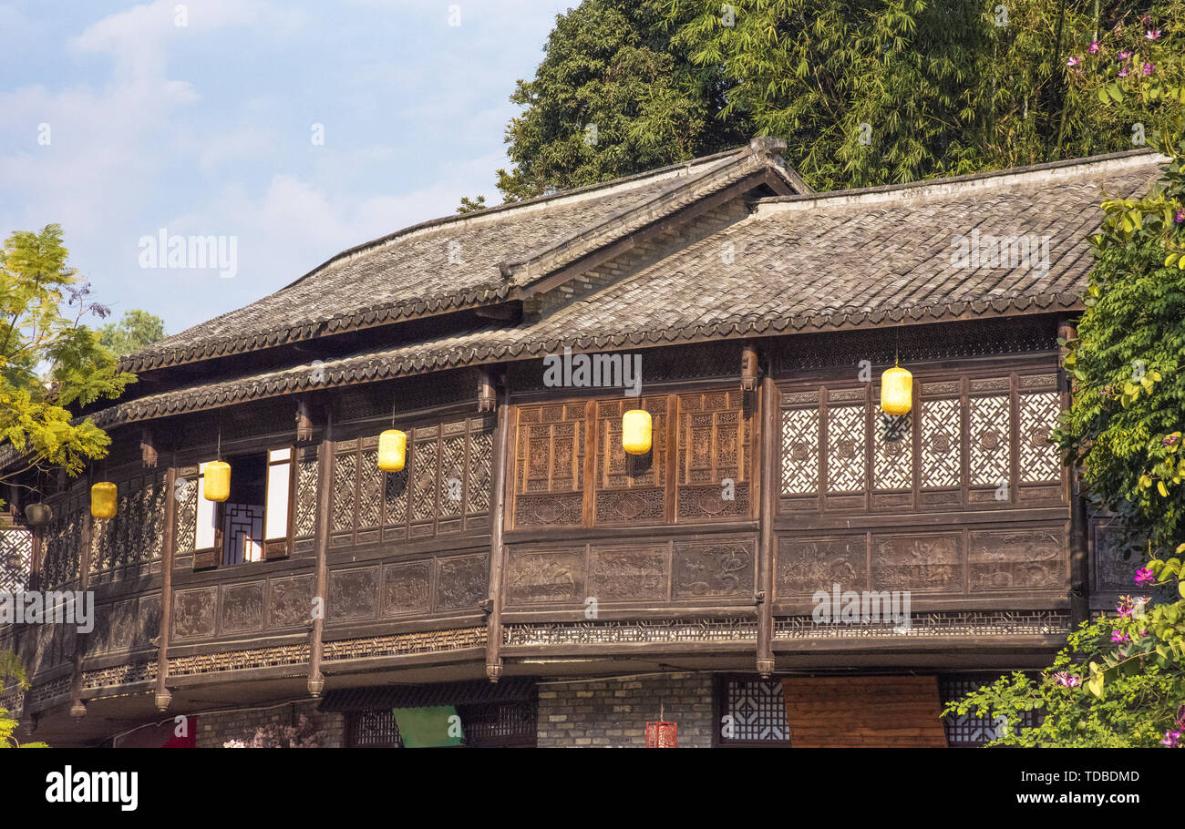 Construction of Hakka town in Gankeng, Shenzhen Stock Photo - Alamy