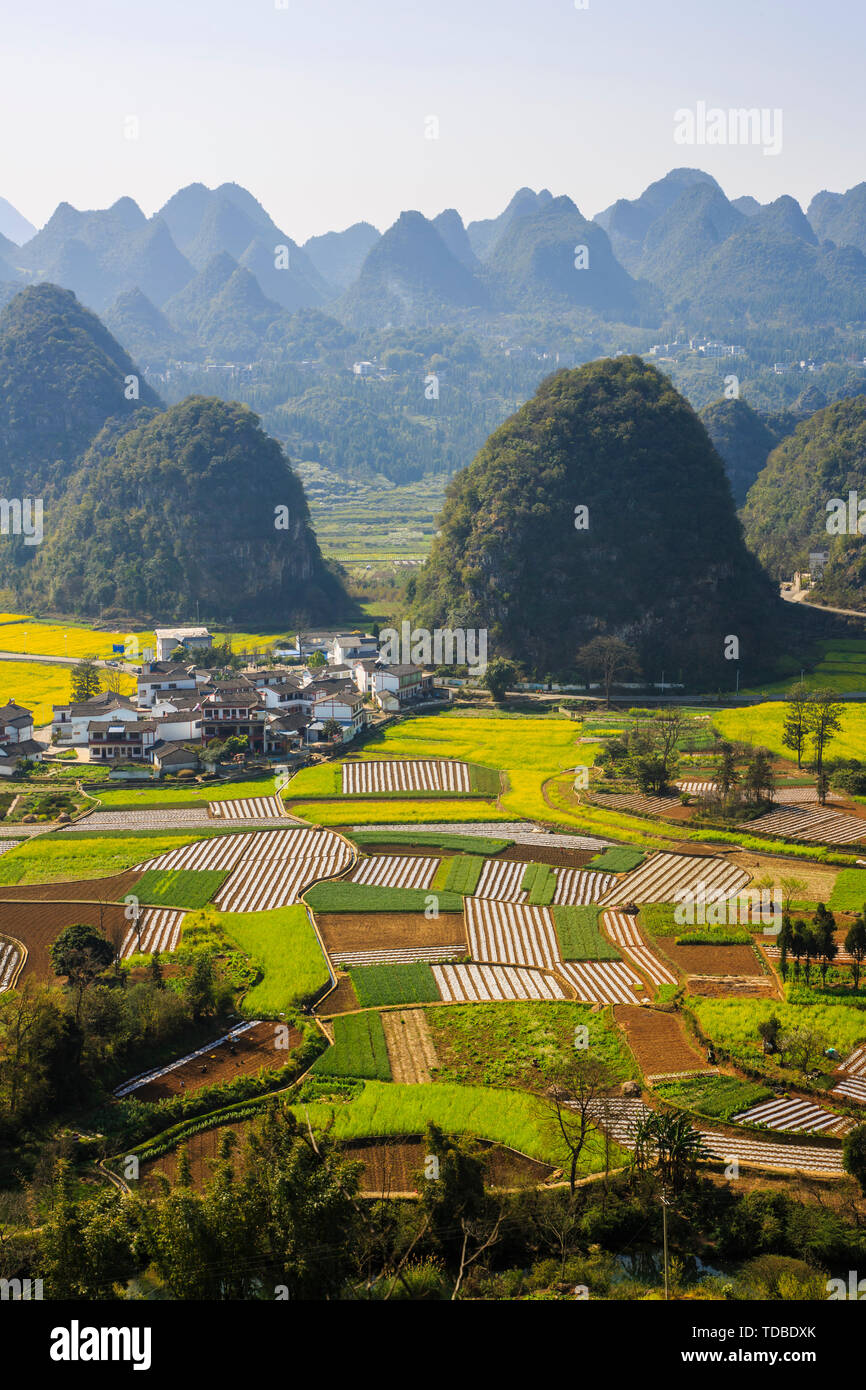 Spring color of Wanfeng forest in Xingyi, Guizhou Stock Photo - Alamy