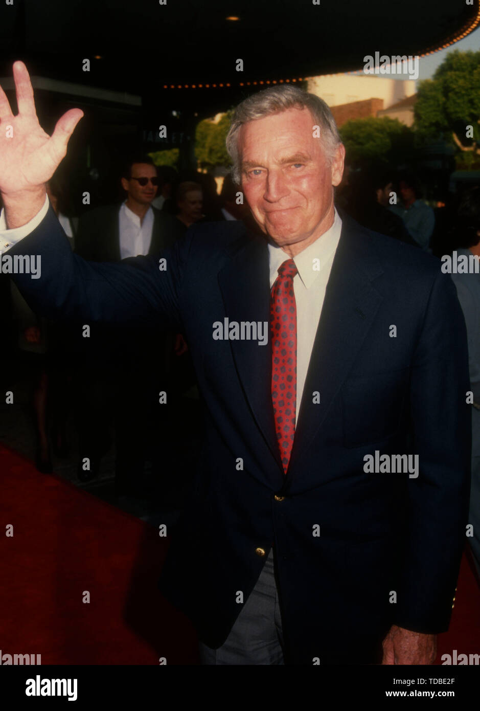 Westwood, California, USA 12th July 1994 Actor Charlton Heston attends ...