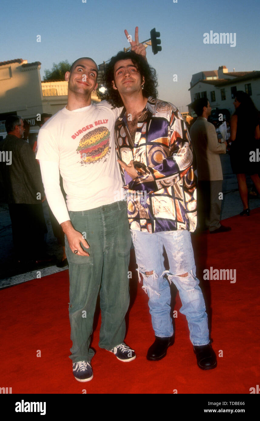 Westwood, California, USA 12th July 1994 Musicians/brothers Ahmet Zappa ...