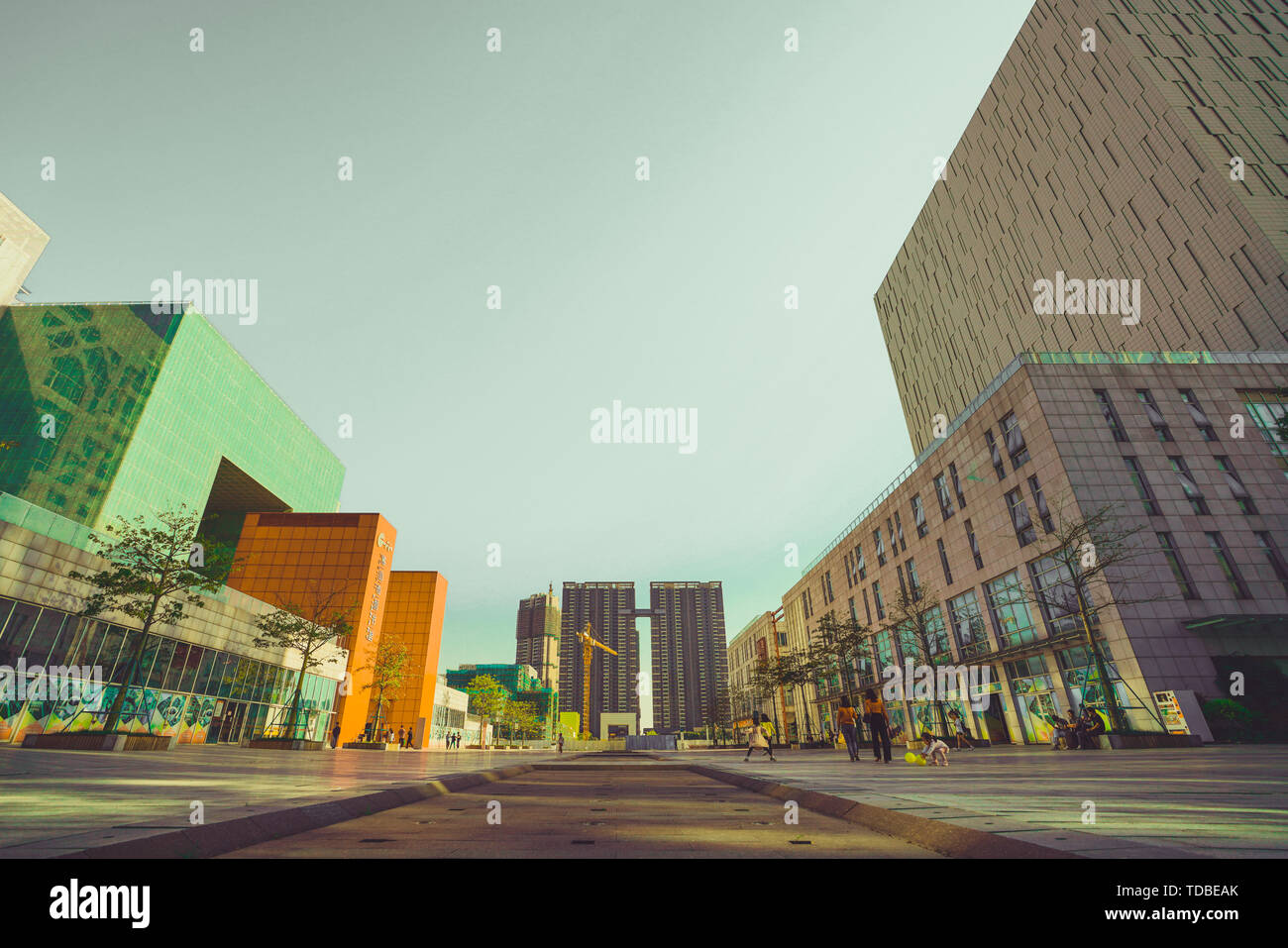 Exterior of Foshan City Library Stock Photo - Alamy