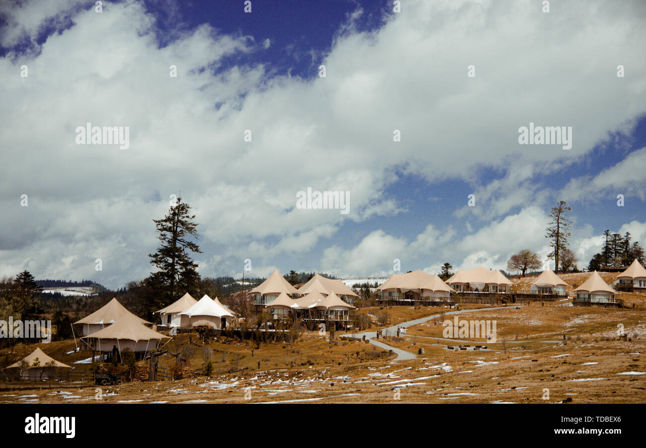 Landscape of Gradan Ranch in Laojunshan, Lijiang, Yunnan Province Stock ...