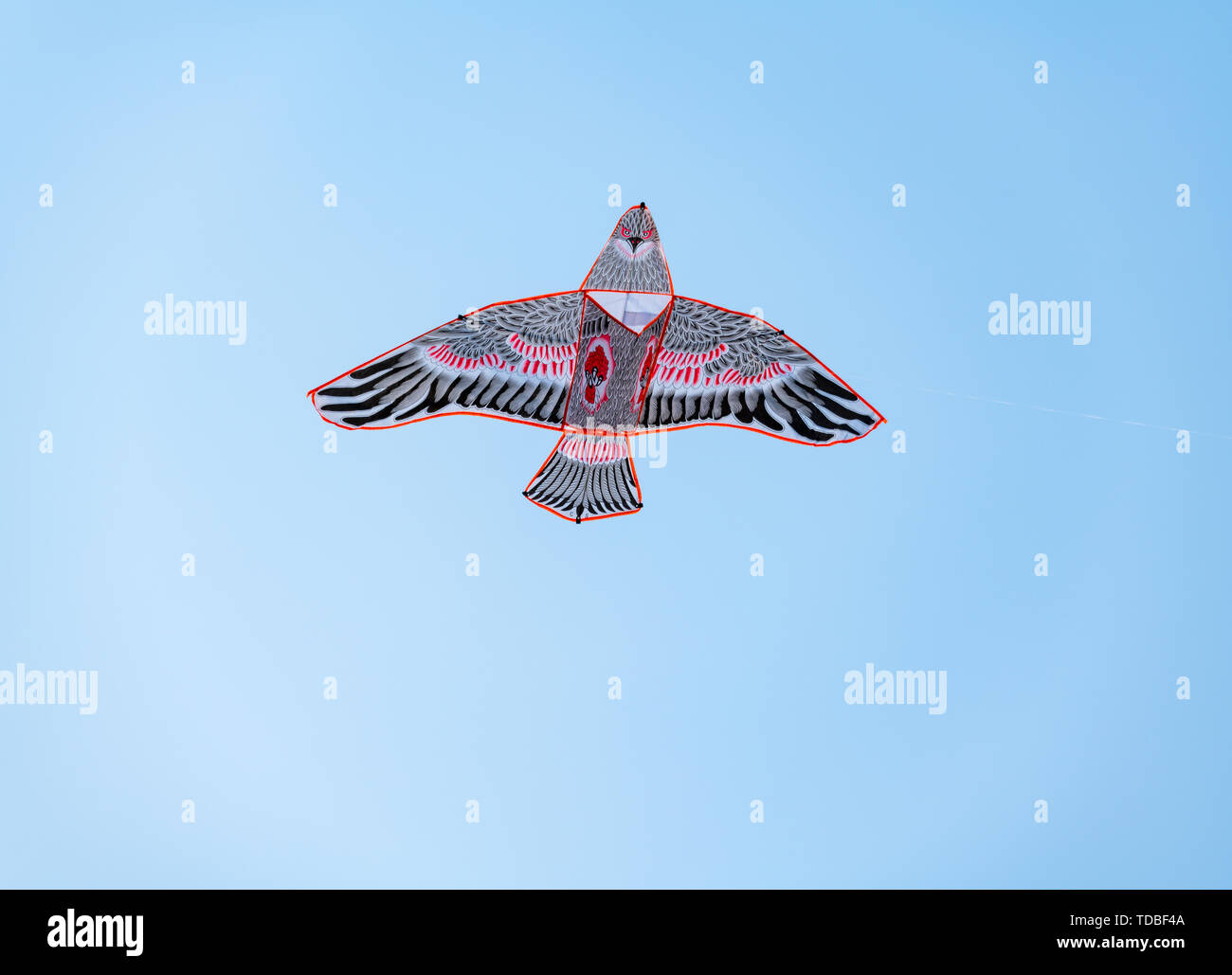 A kite flying in the sky Stock Photo - Alamy
