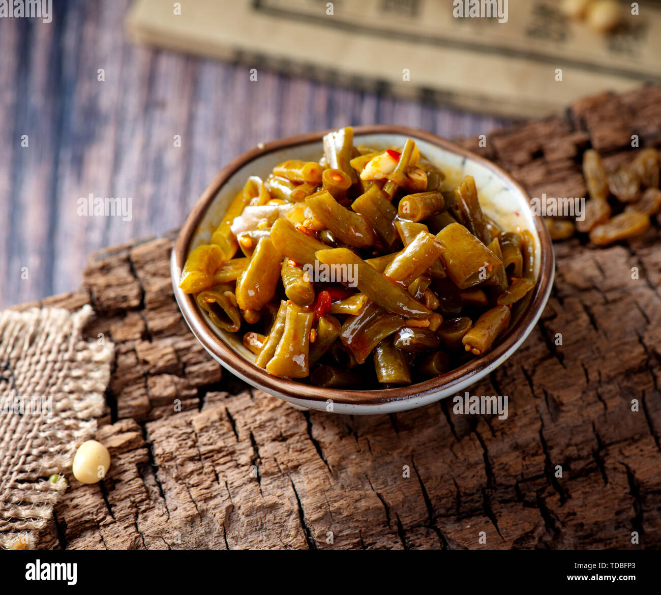 Pickles, pickled turnips, kelp Stock Photo - Alamy