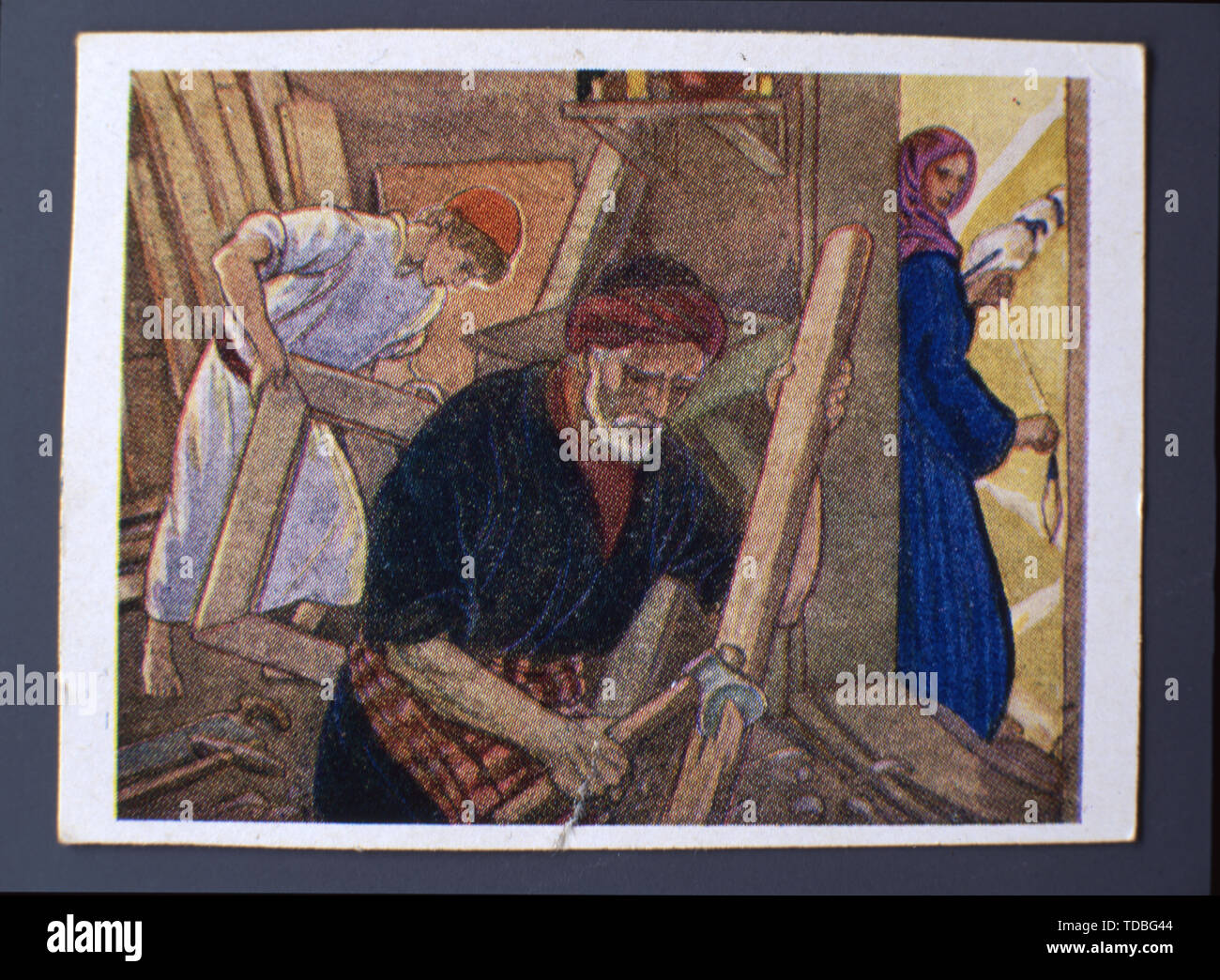 Salvation Army Sunday school lesson card depicting (a young) Jesus the ...