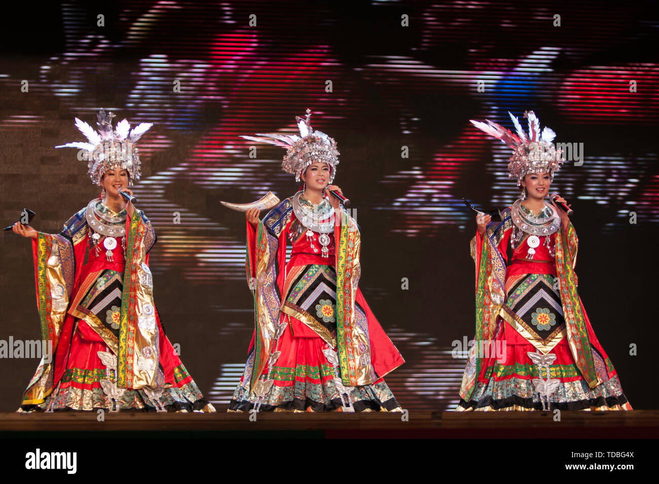 Miao toast song Stock Photo - Alamy