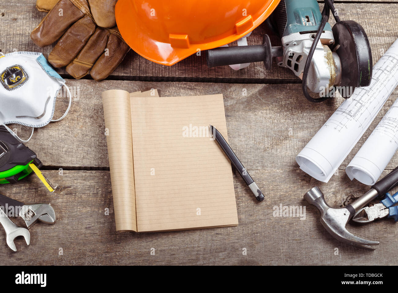 big set of construction tools Stock Photo - Alamy