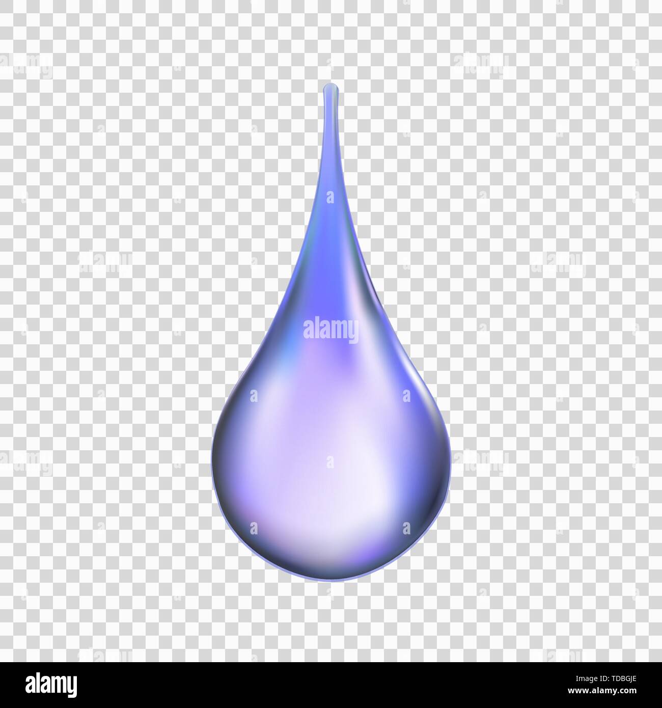 Water drop isolated on transparent background . Template for your ...