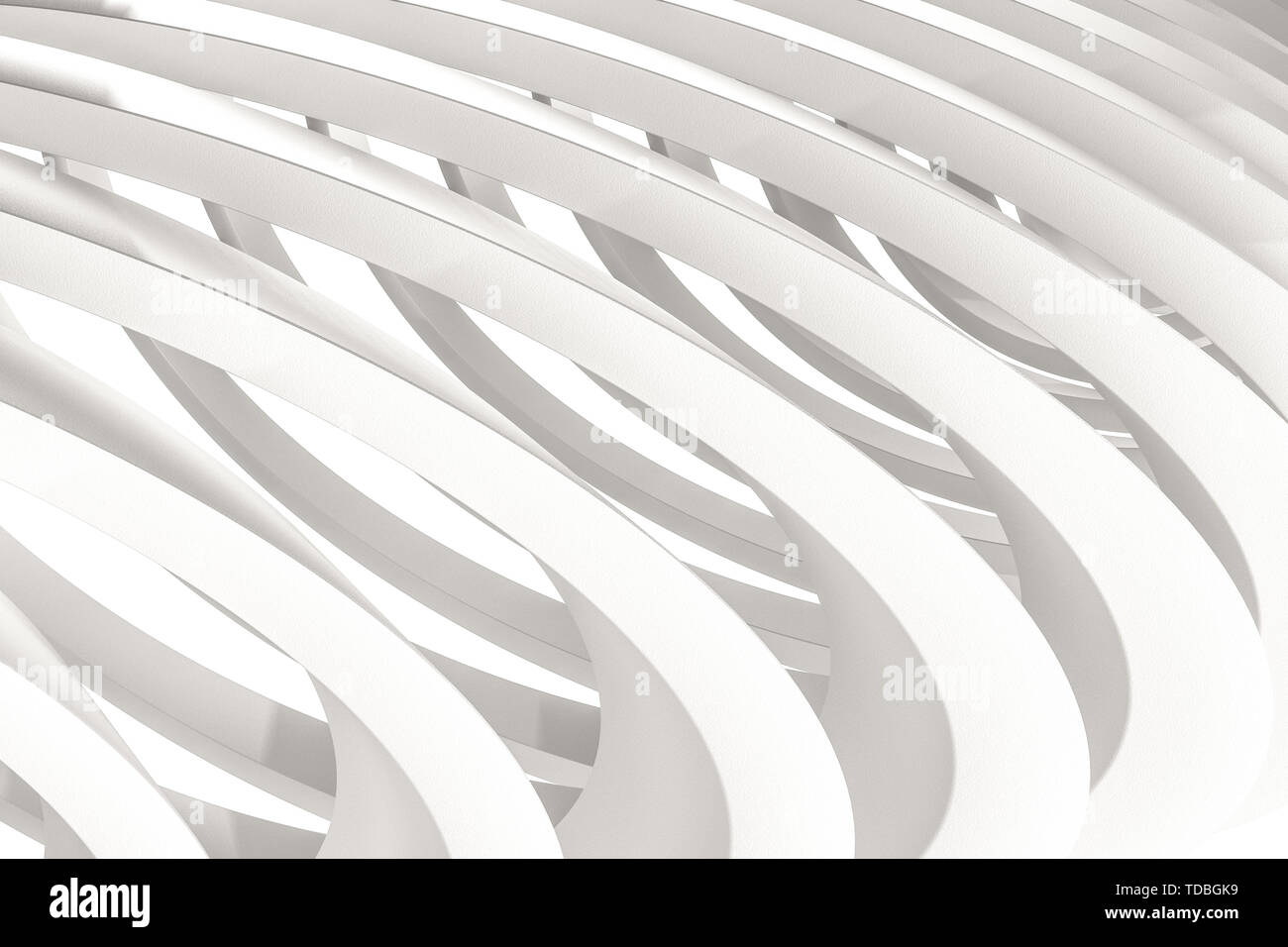3D rendering,white surface channel Stock Photo - Alamy