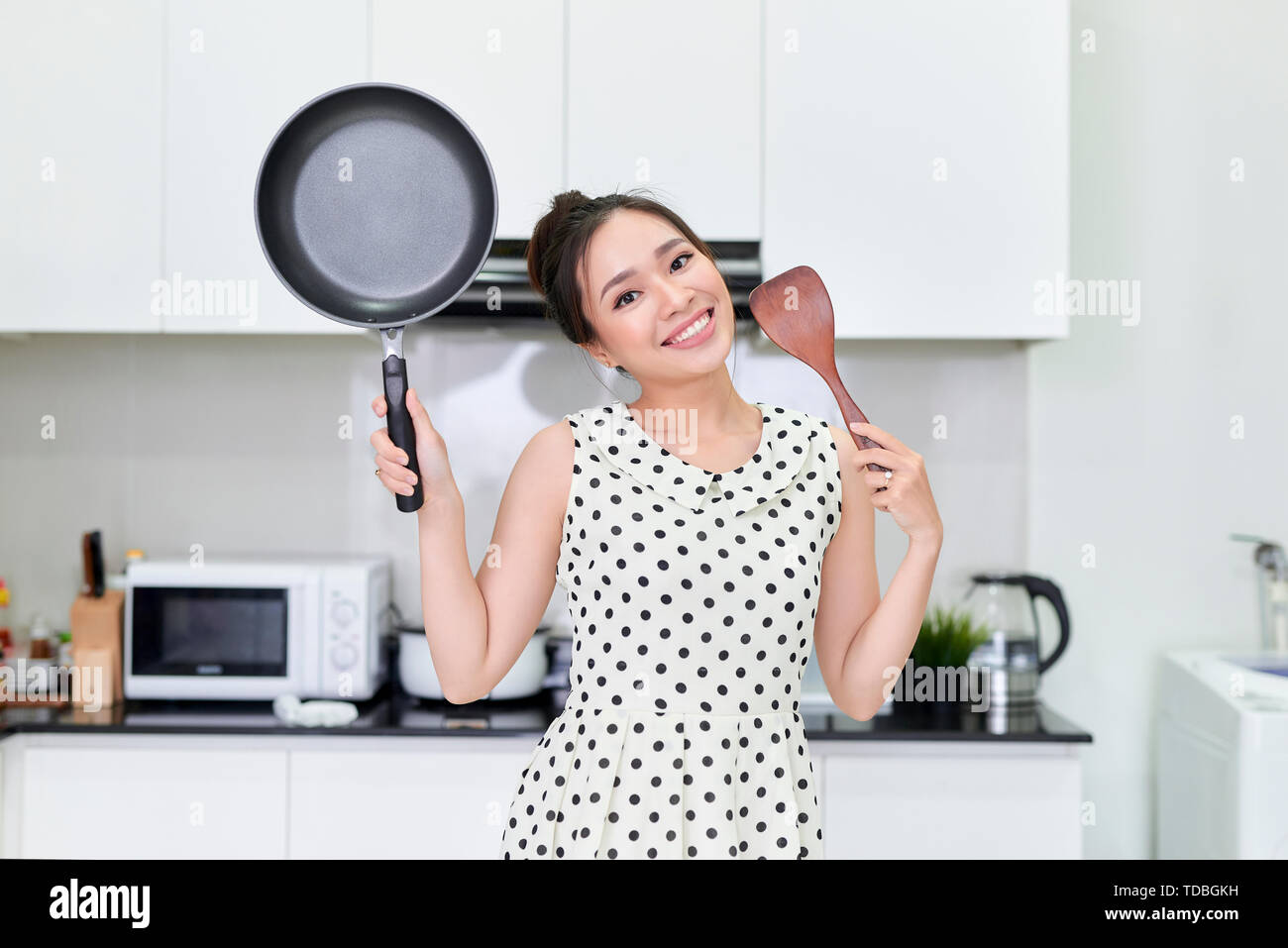 Happy young pan asian woman hi-res stock photography and images - Alamy
