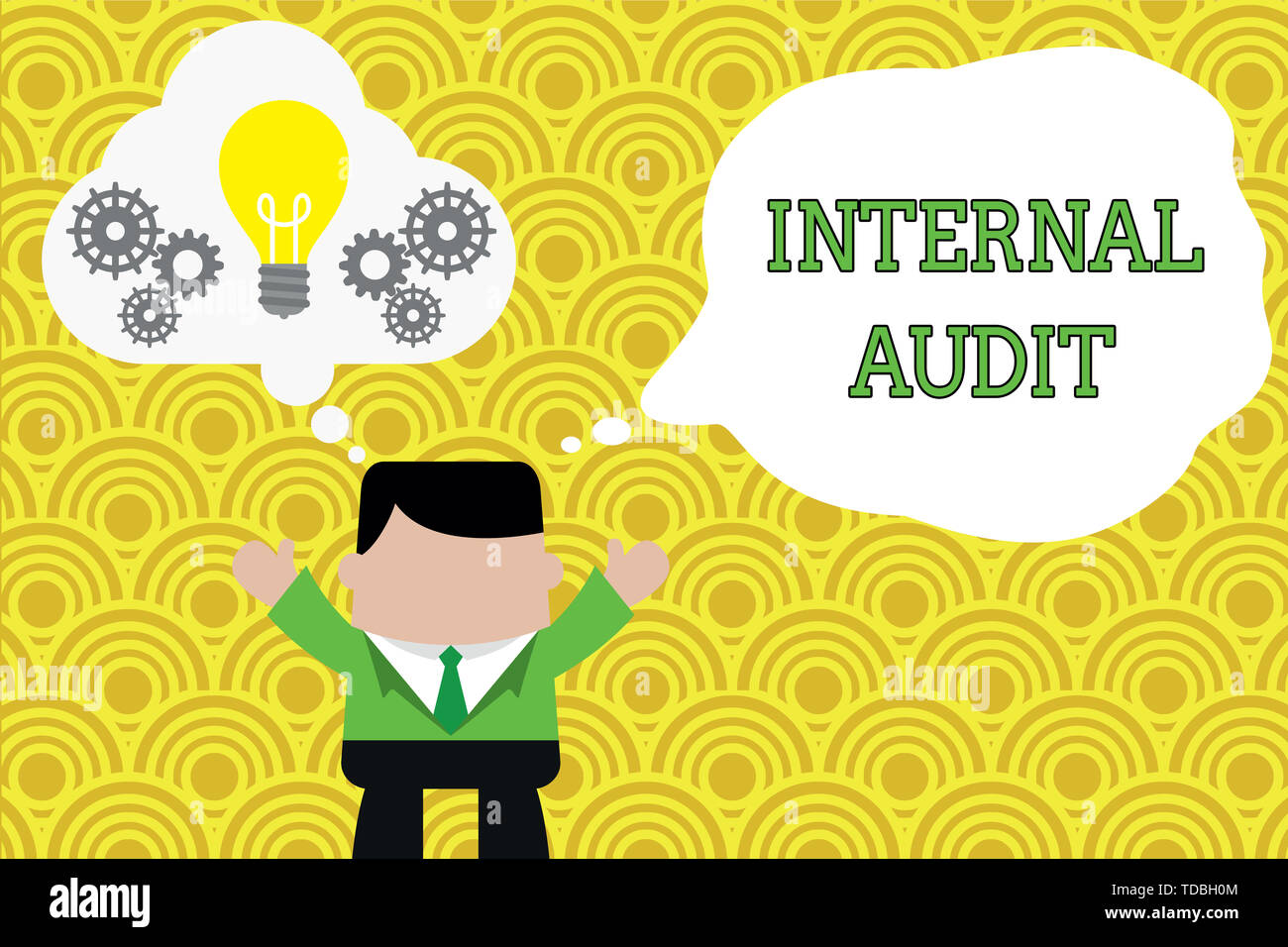 Word writing text Internal Audit. Business photo showcasing Evaluates ...