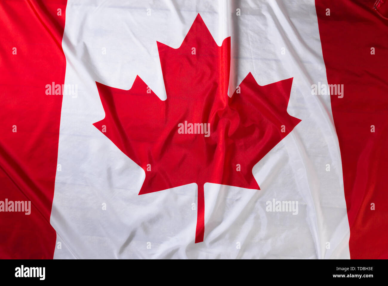 wavy Canadian flag Stock Photo - Alamy