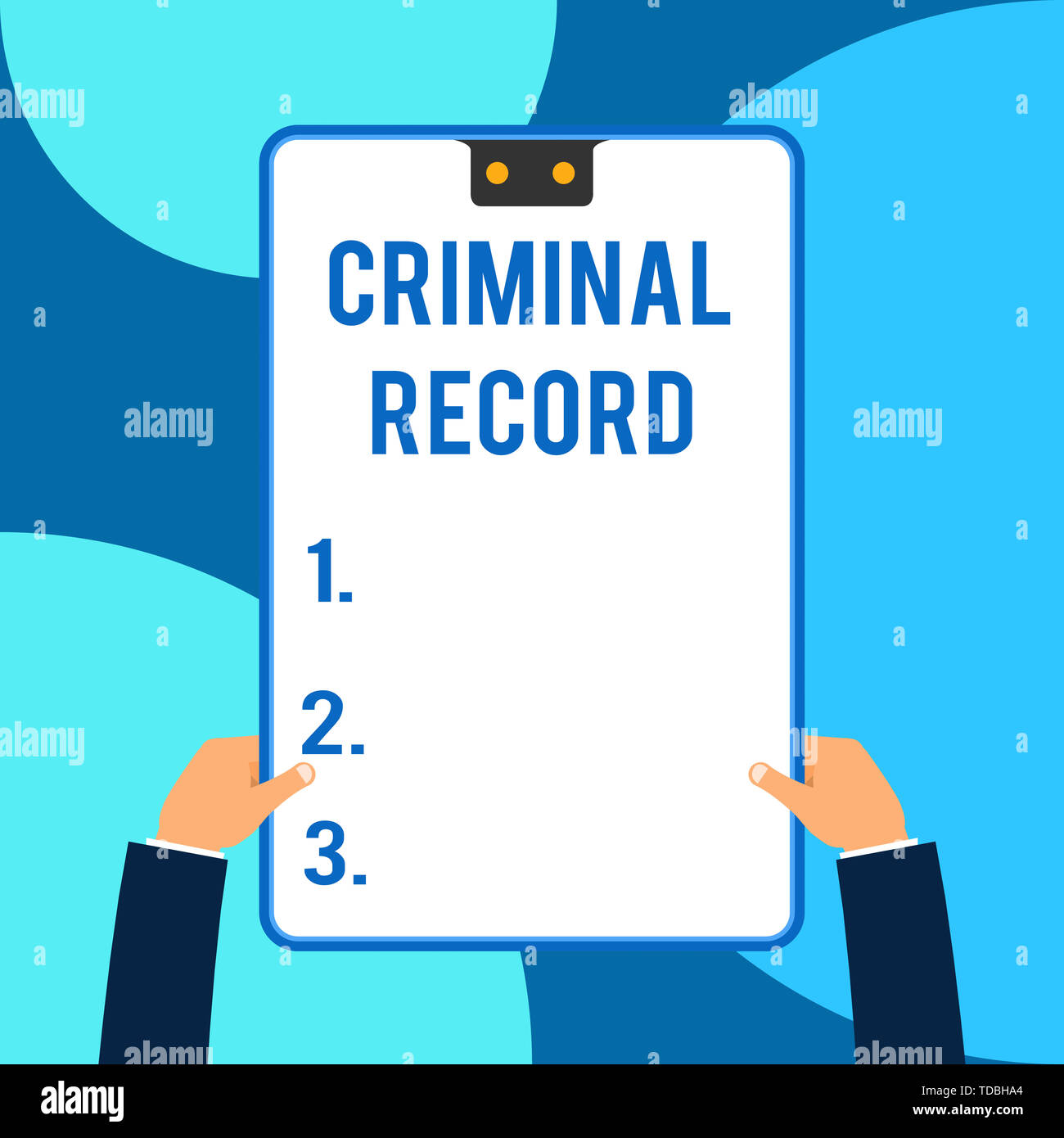 Conceptual hand writing showing Criminal Record. Concept meaning ...