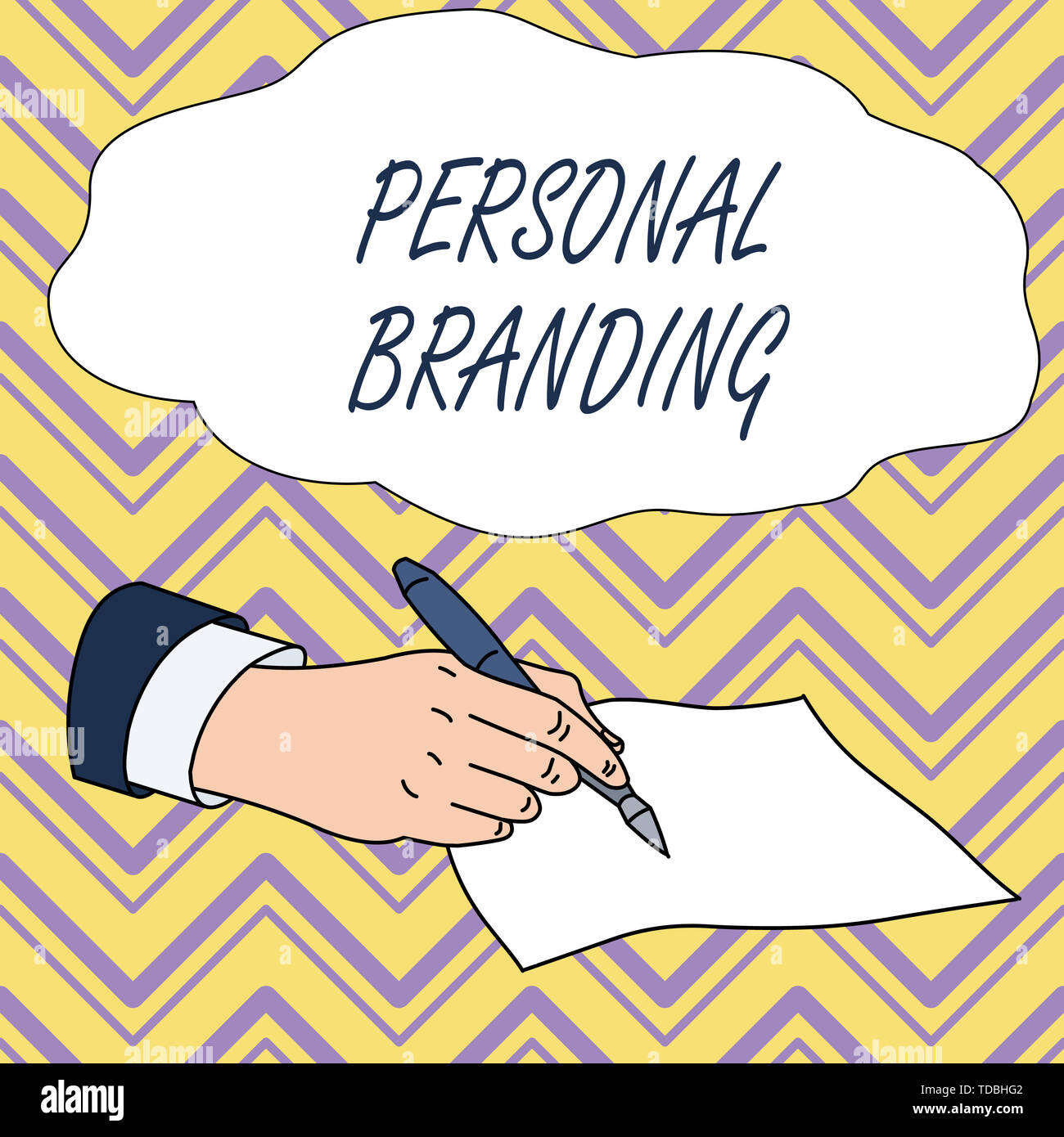 Conceptual hand writing showing Personal Branding. Concept meaning ...