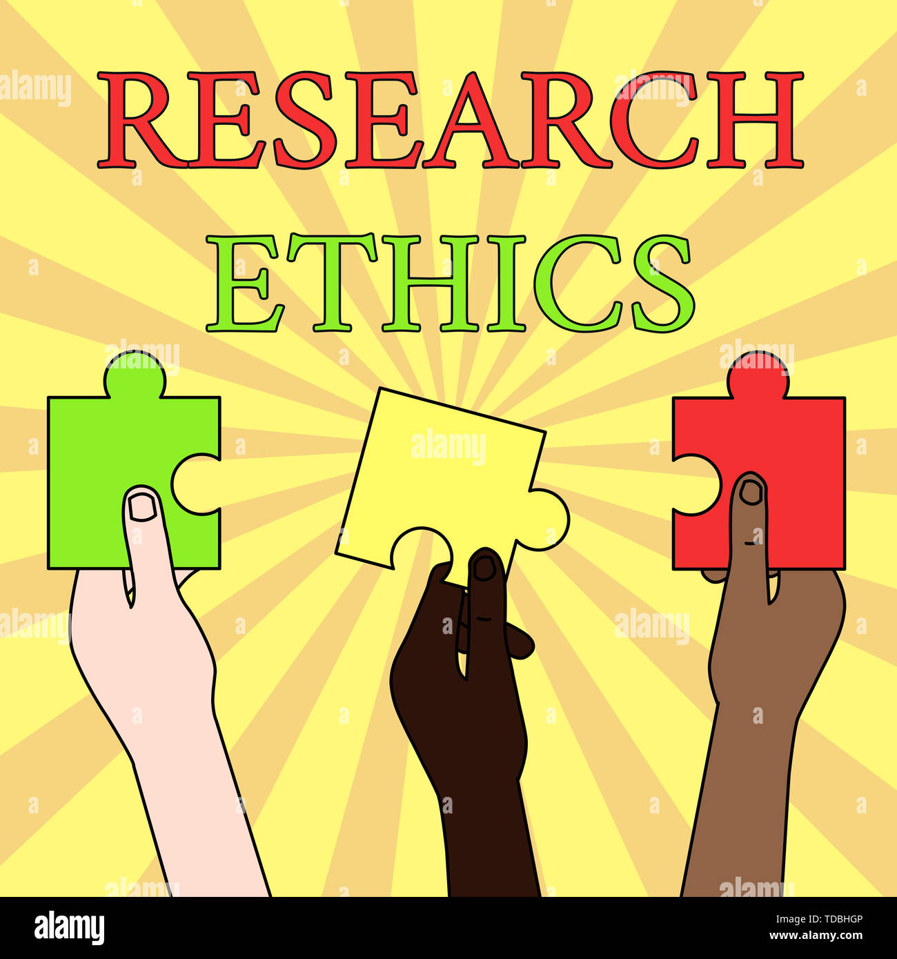 Values puzzle showing moral values hi-res stock photography and images ...