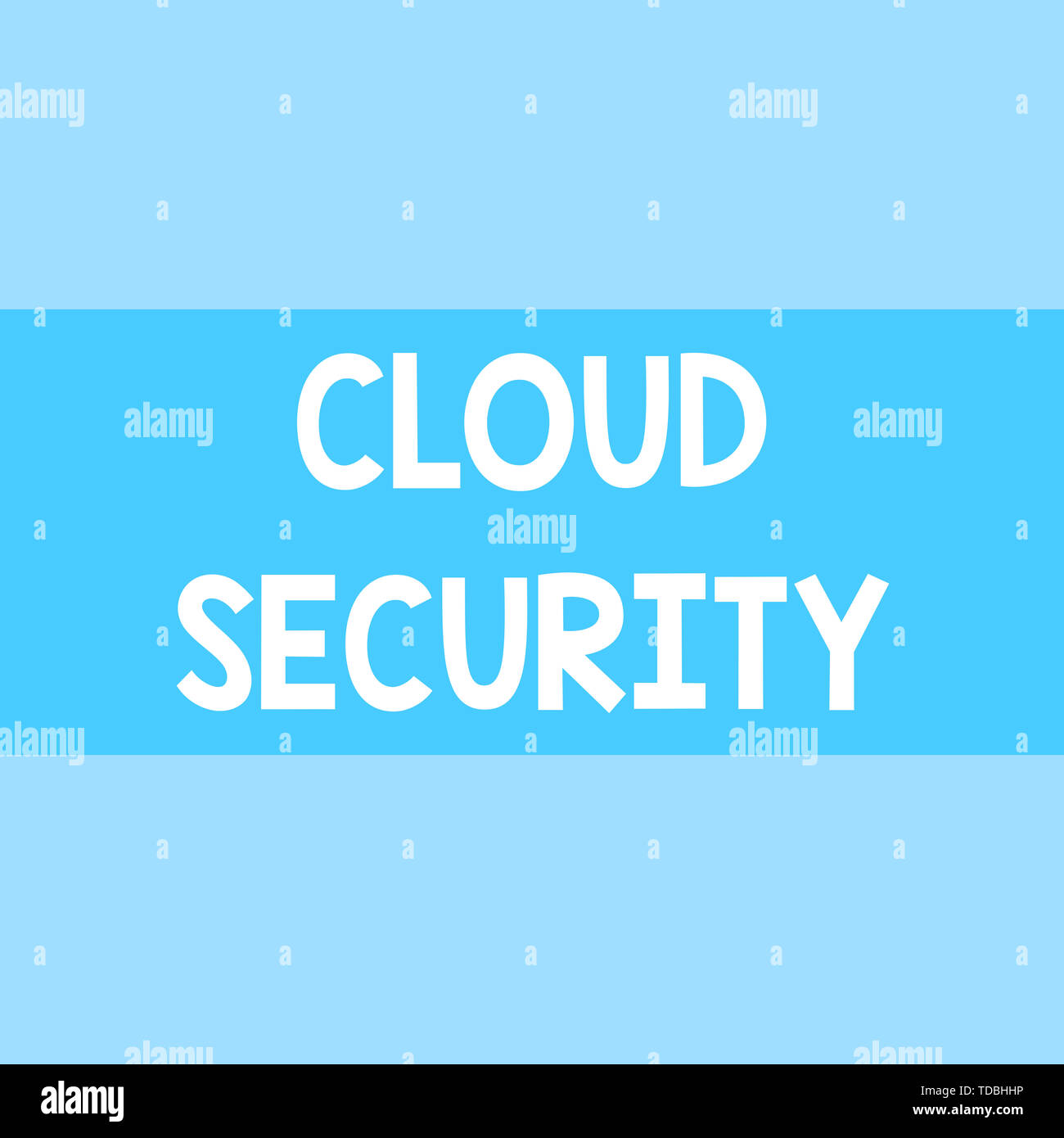 Writing Note Showing Cloud Security Business Concept For Protect The Stored Information Safe